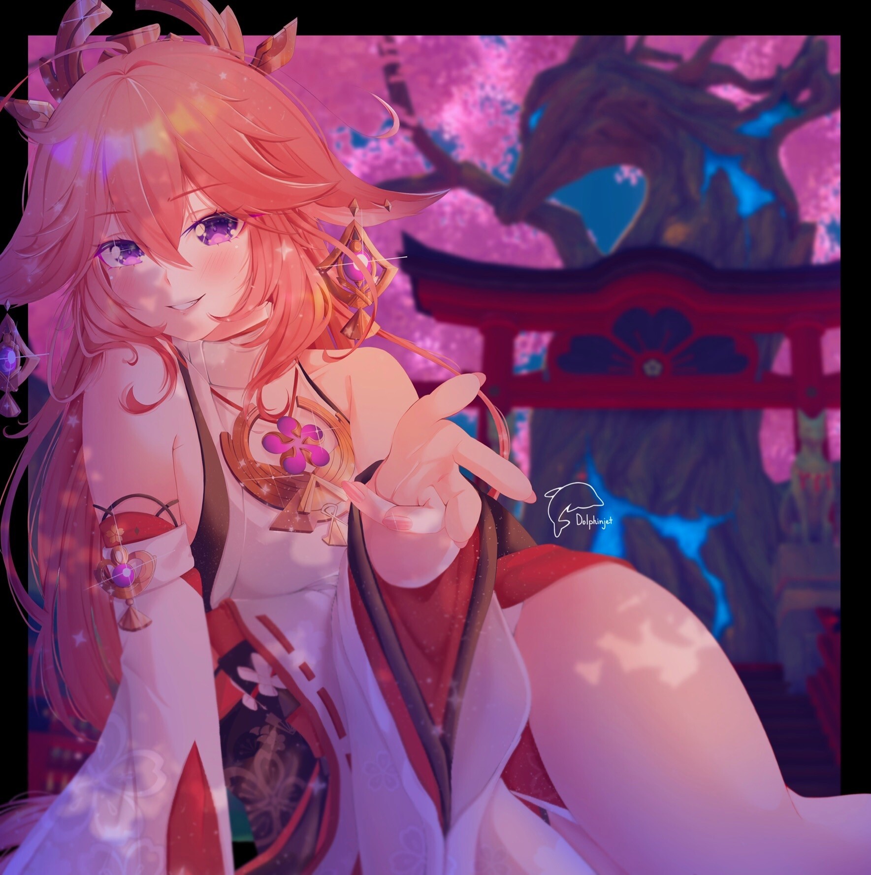 ArtStation - Yae Miko genshin impact