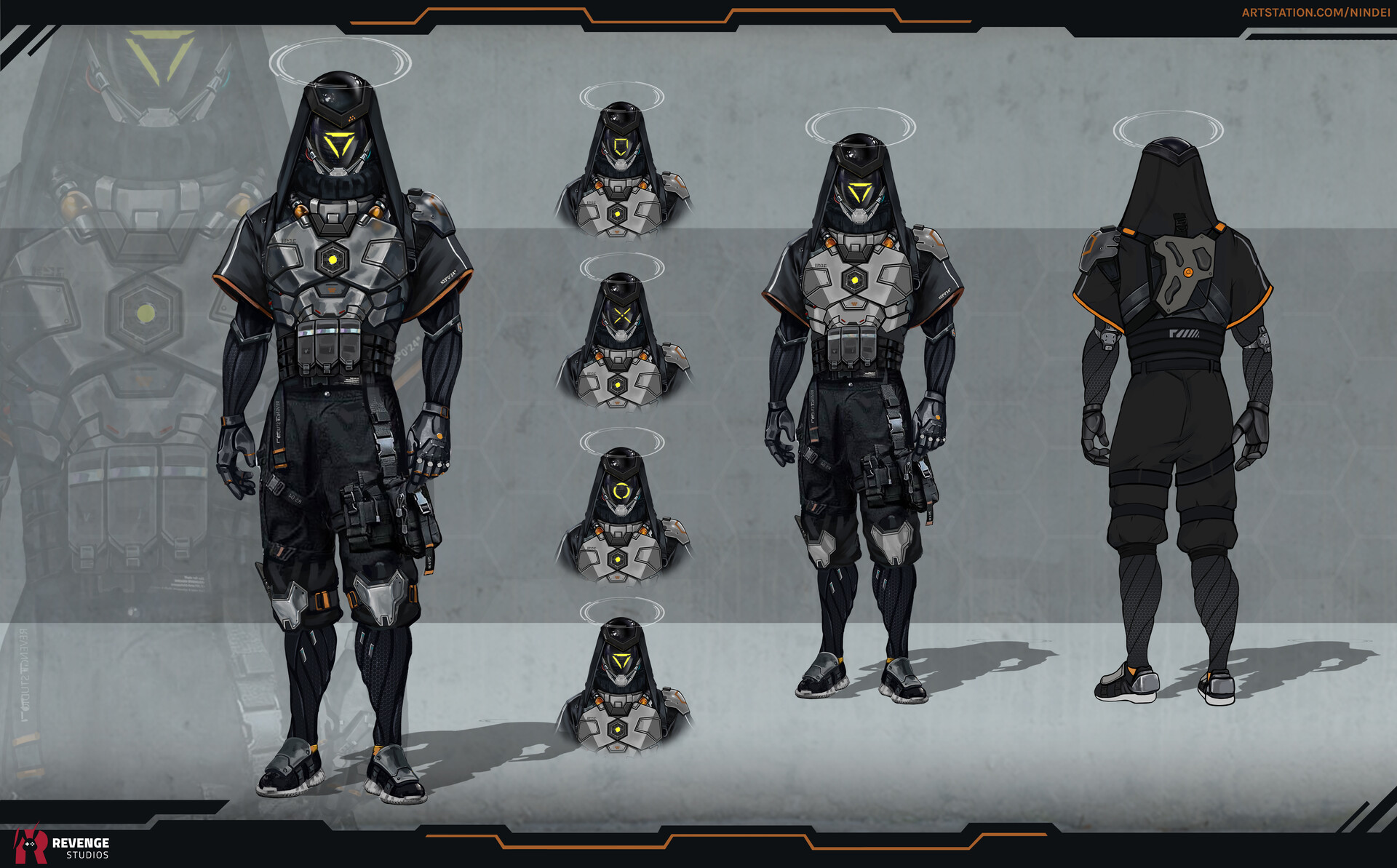 ArtStation - Post-apo techwear armor concept