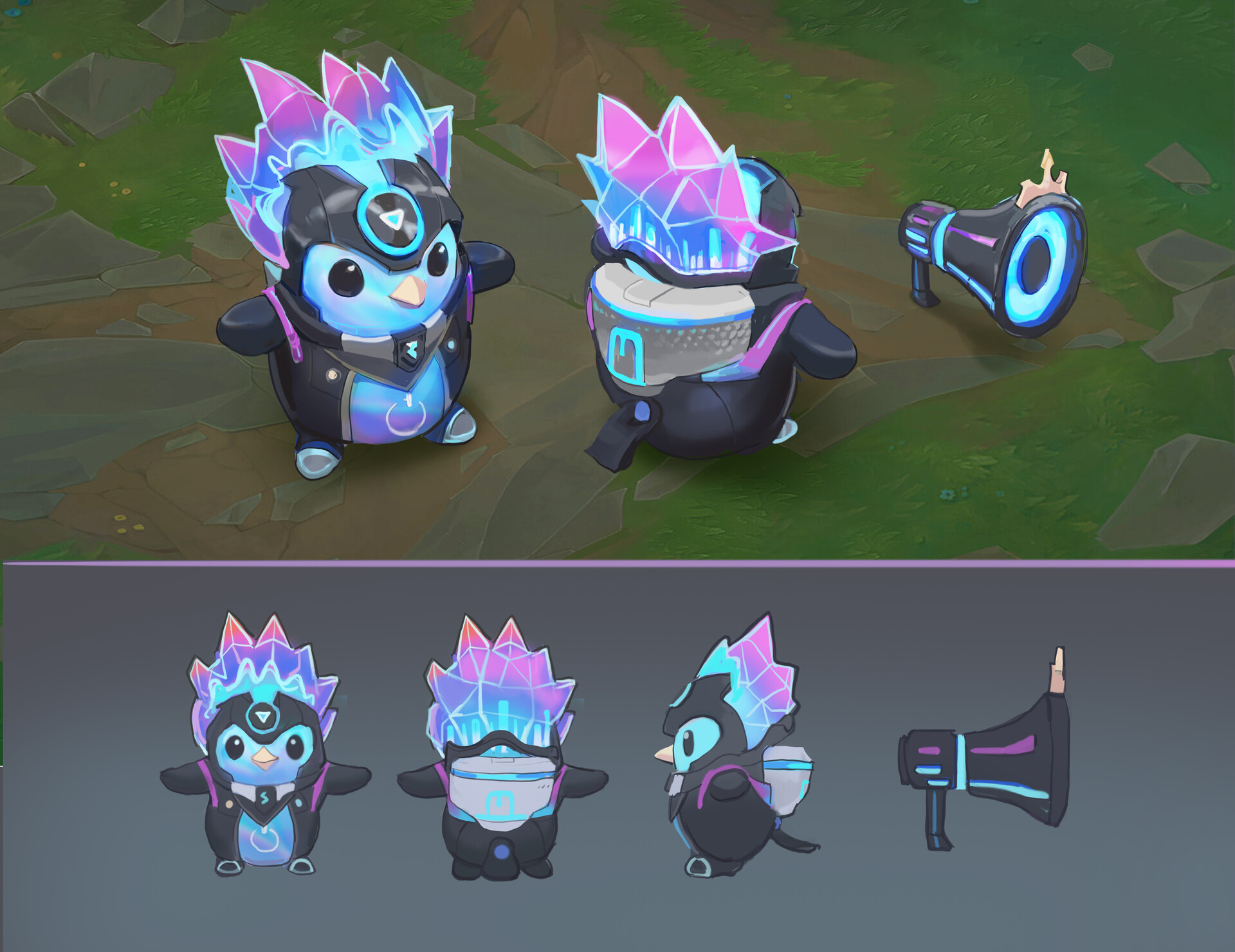 James Huang - Mega Beats Featherknight - TFT Little Legend Splash Art ...