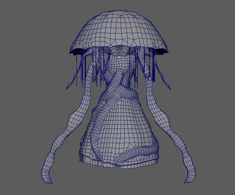 Jay - Jellyfish Horror Enemy Model