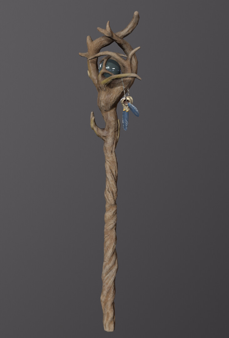 Anh Le - Satyr (The Greek Creature) and weapons