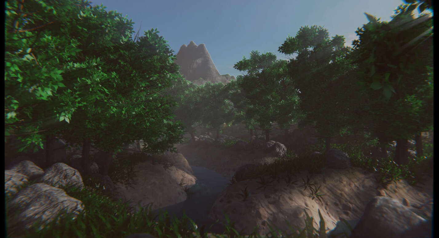 ArtStation - Blender 3d landscape