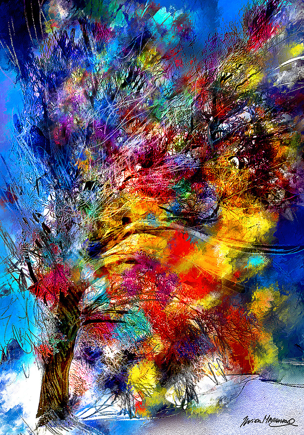 ArtStation - Bourrasque multicolore