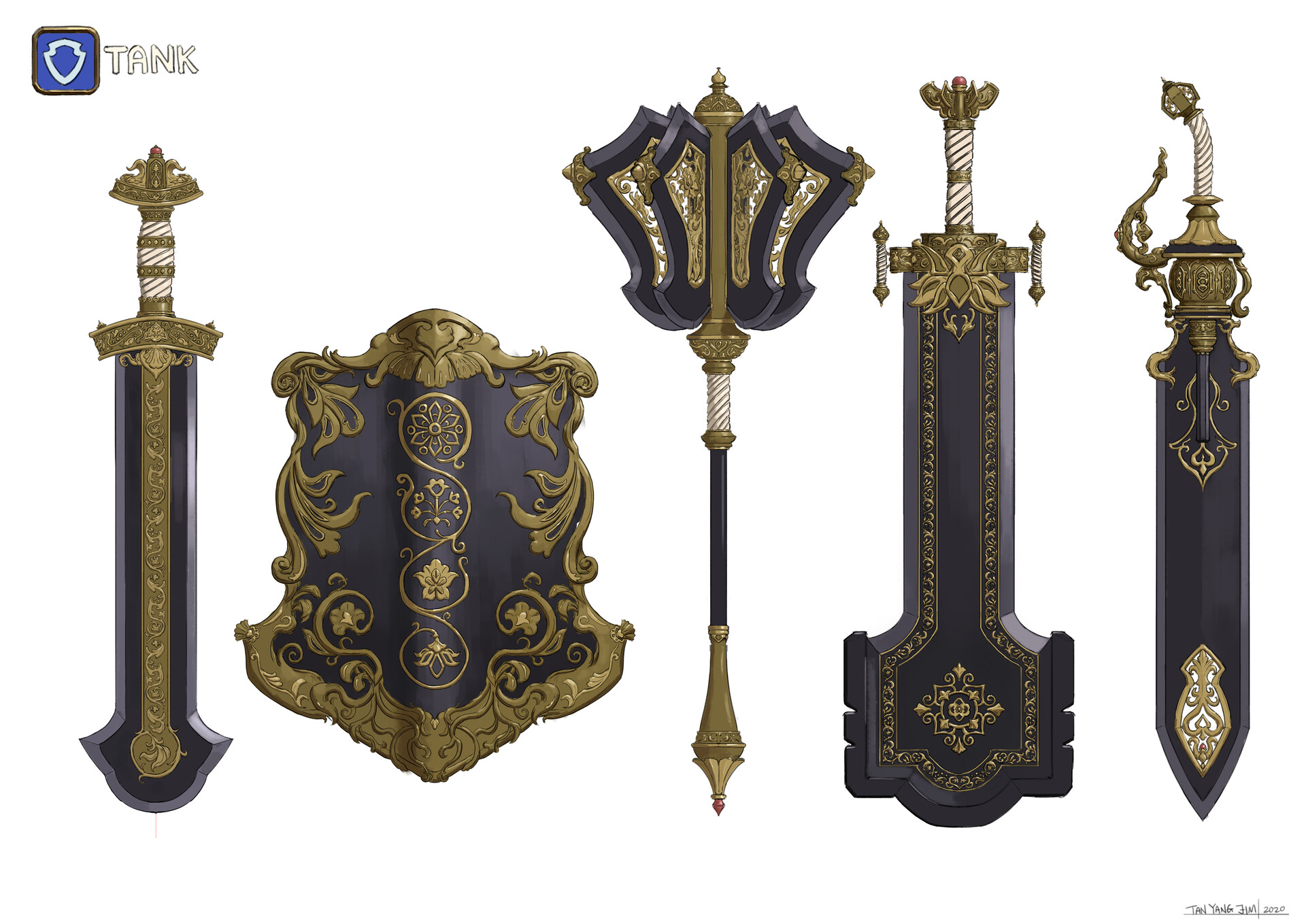 ArtStation - Character Weapons