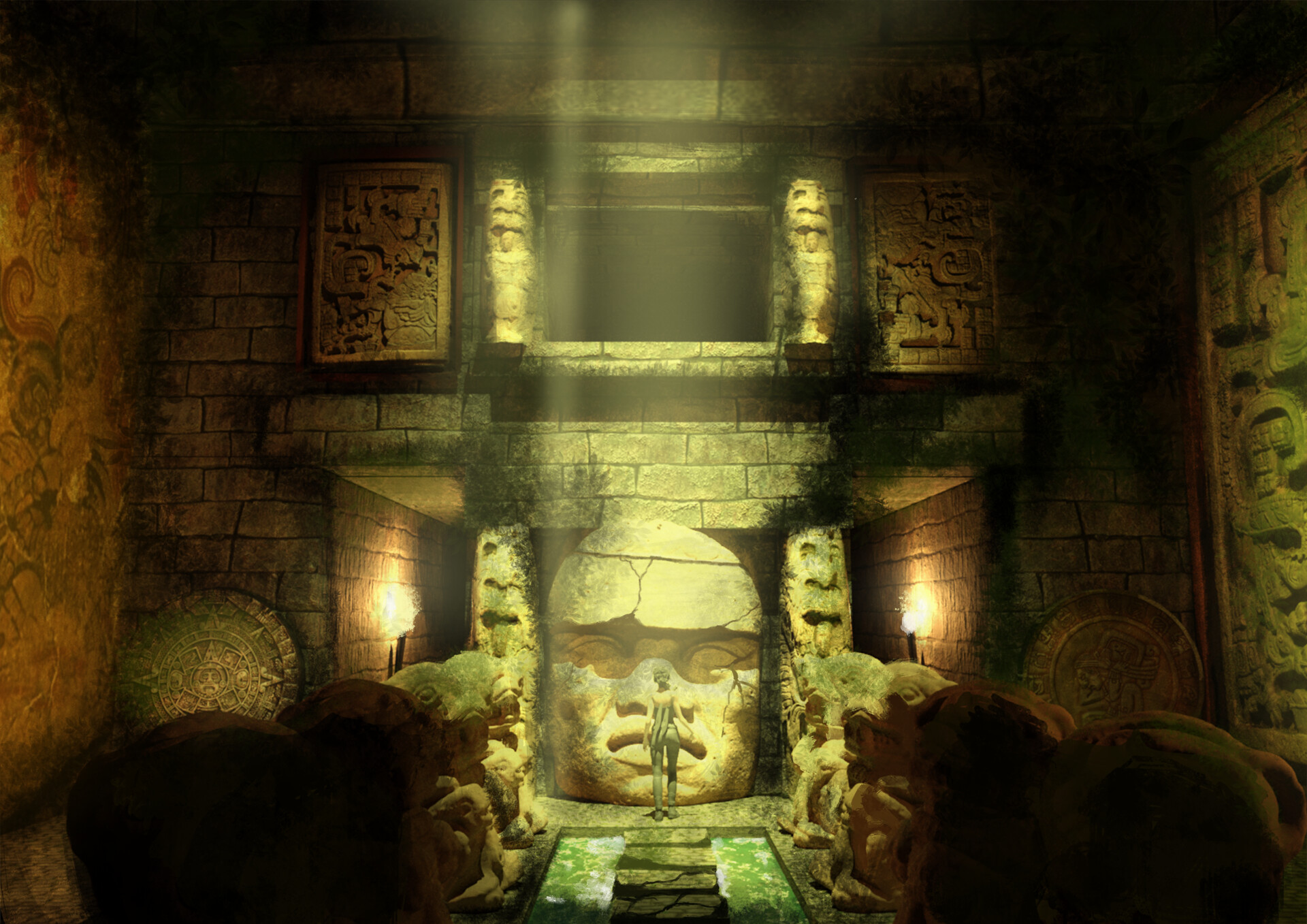 ArtStation - Olmec Treasure Hunt
