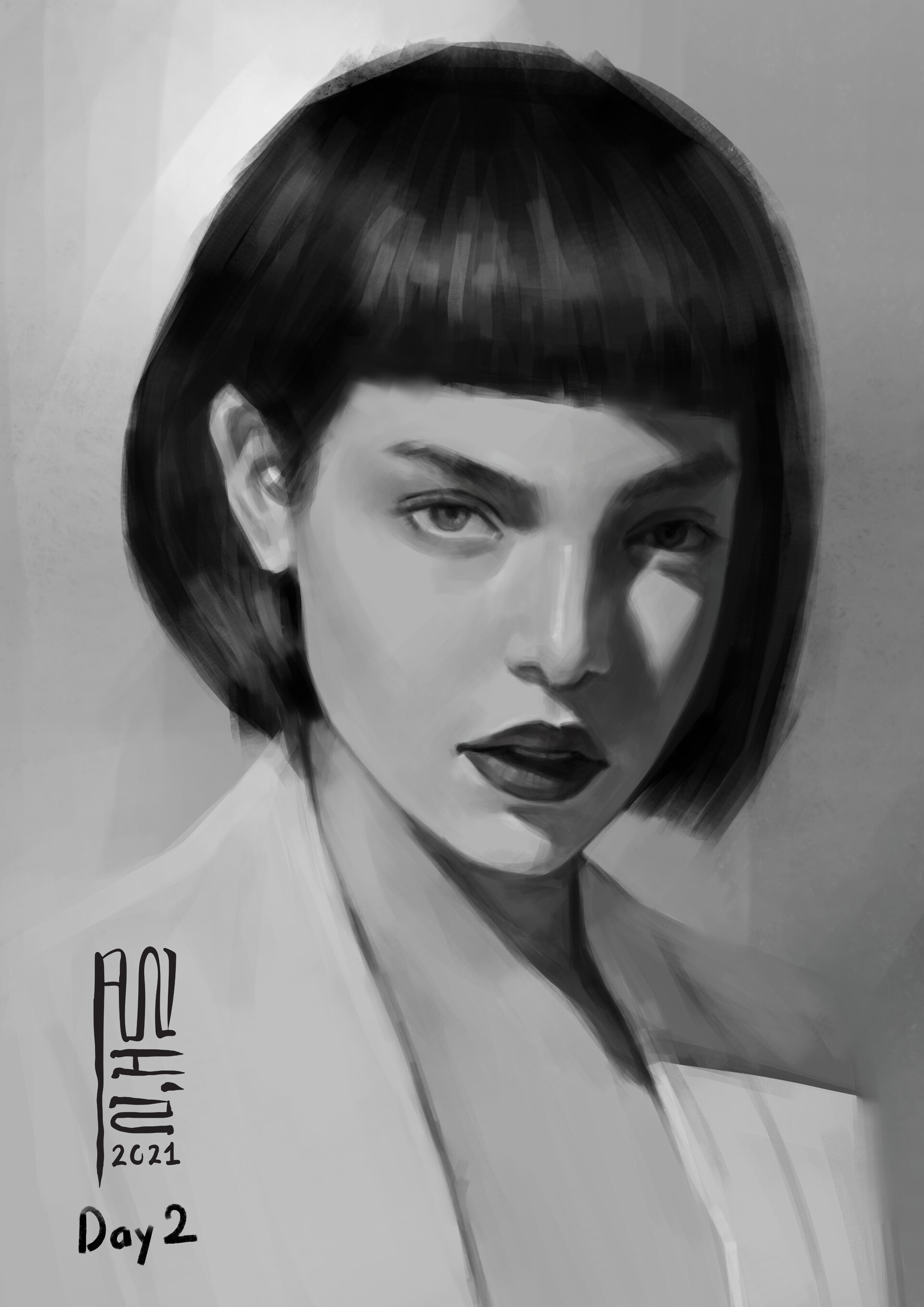 ArtStation - Face study day 2