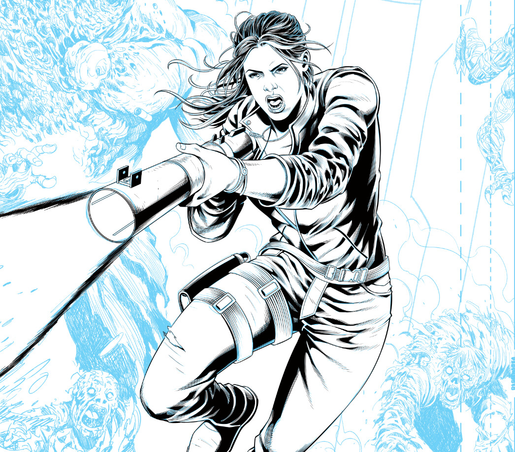 resident evil 2 coloring pages