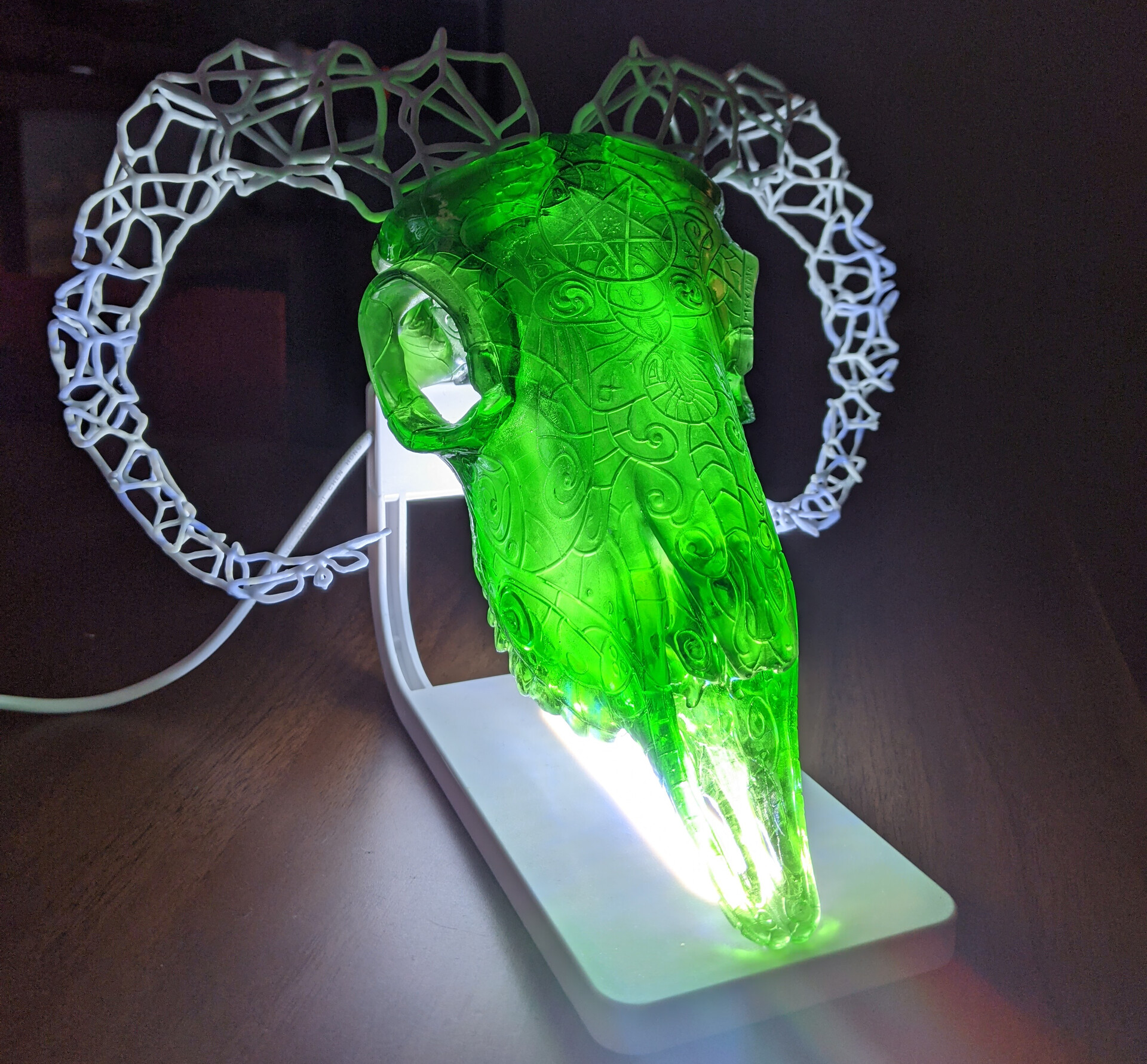 Stephen Jeal - Carved Ram Skull