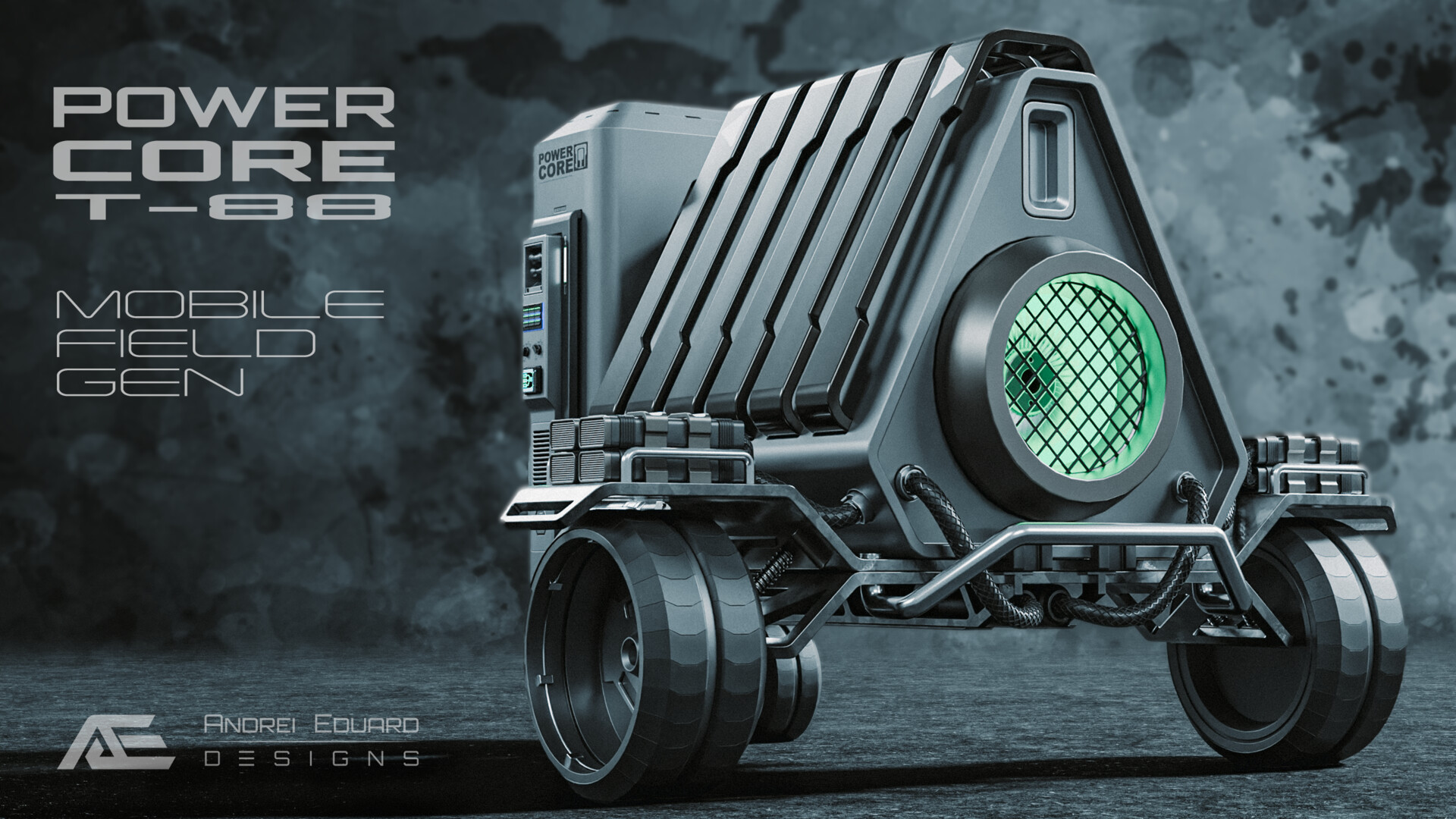 ArtStation - Field Generator Concept design