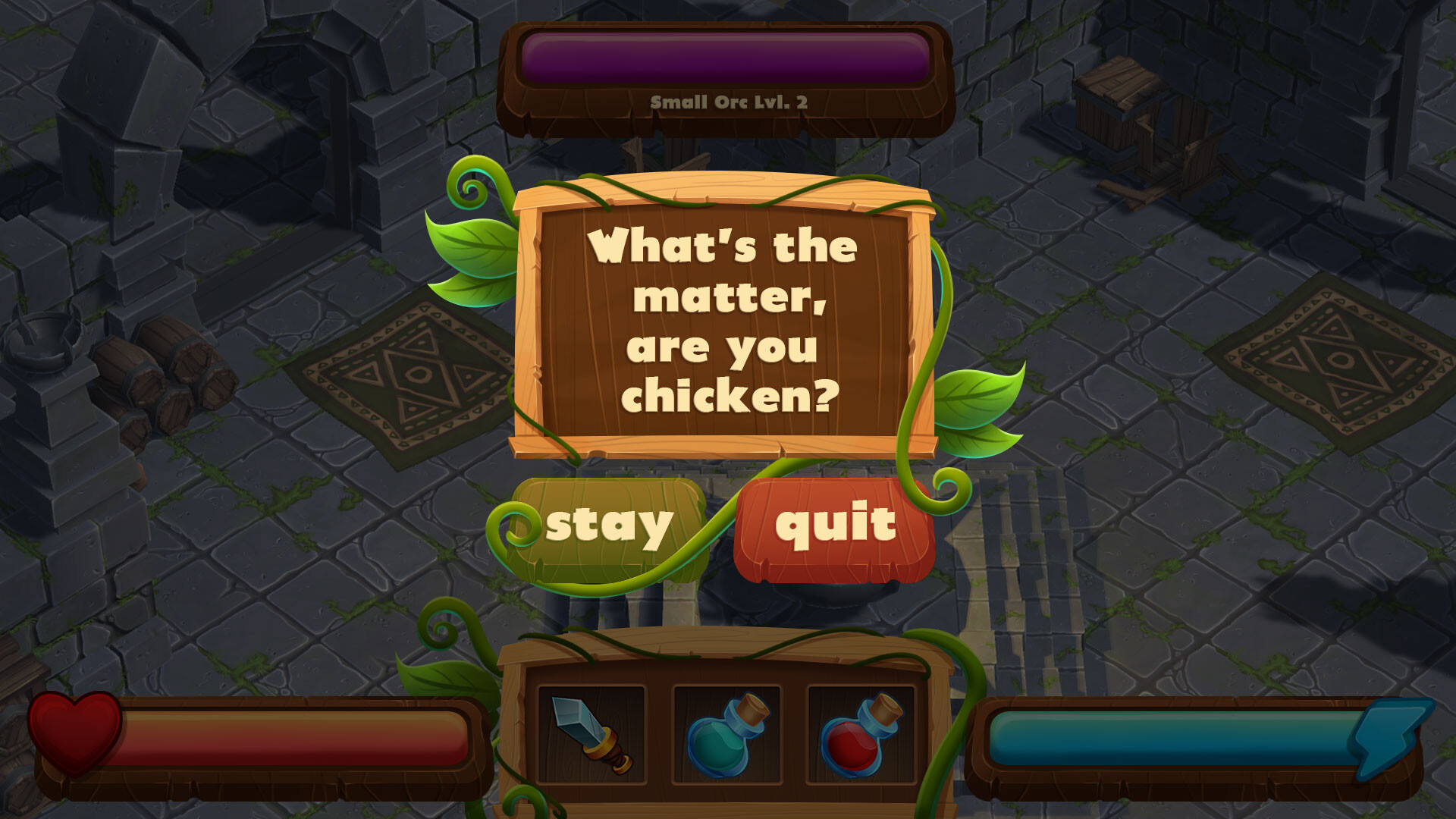 Marcela Versiani - UI work for Game Jam