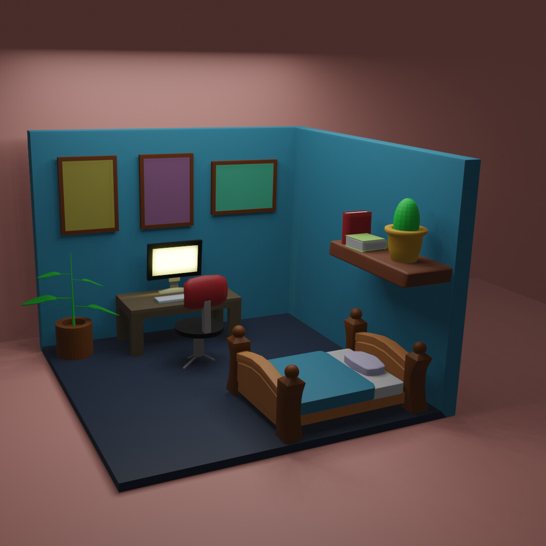 ArtStation - Untilted Room