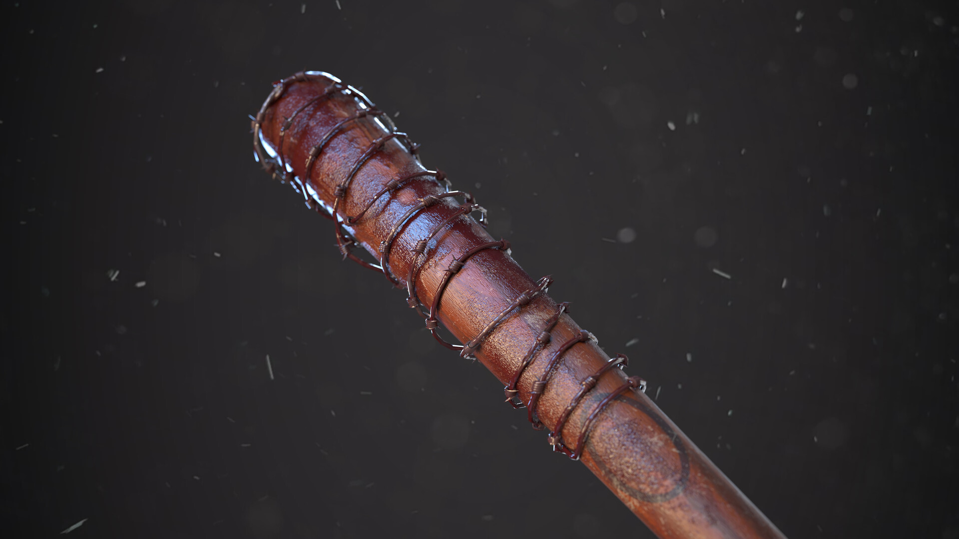 ArtStation - The Walking Dead - Lucille (Negan's Bat)