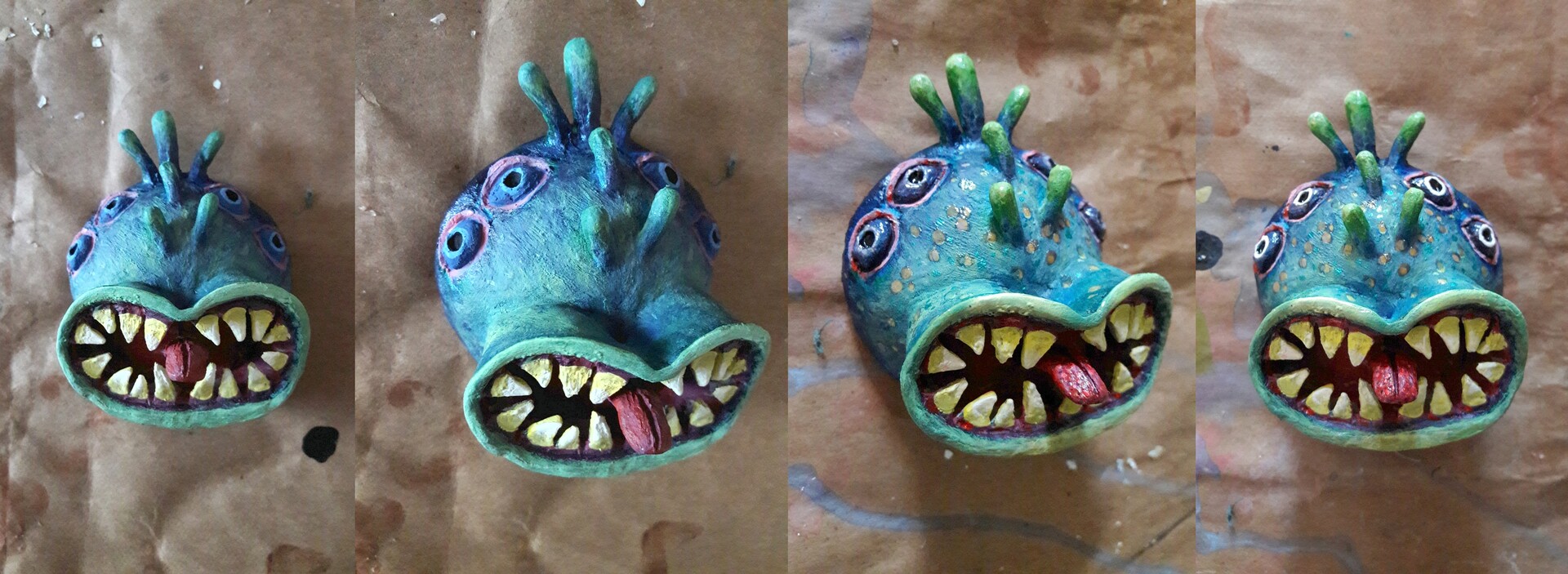 Cassandra Haulot - Tiny masks experimentations