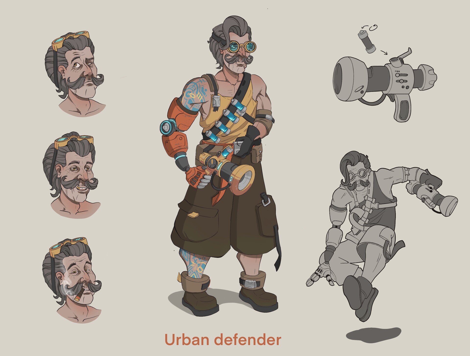 ArtStation - Urban defender