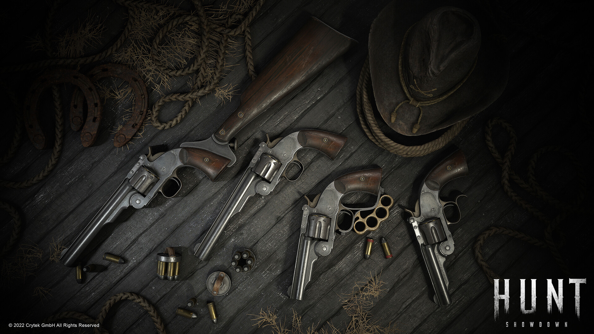 Alex Medina - Hunt Showdown - Scottfield Revolver & Variants