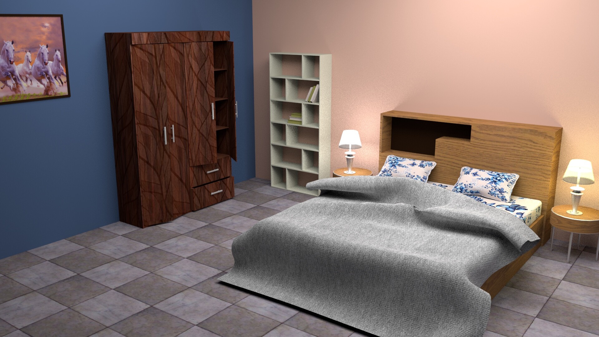 ArtStation - Bedroom model