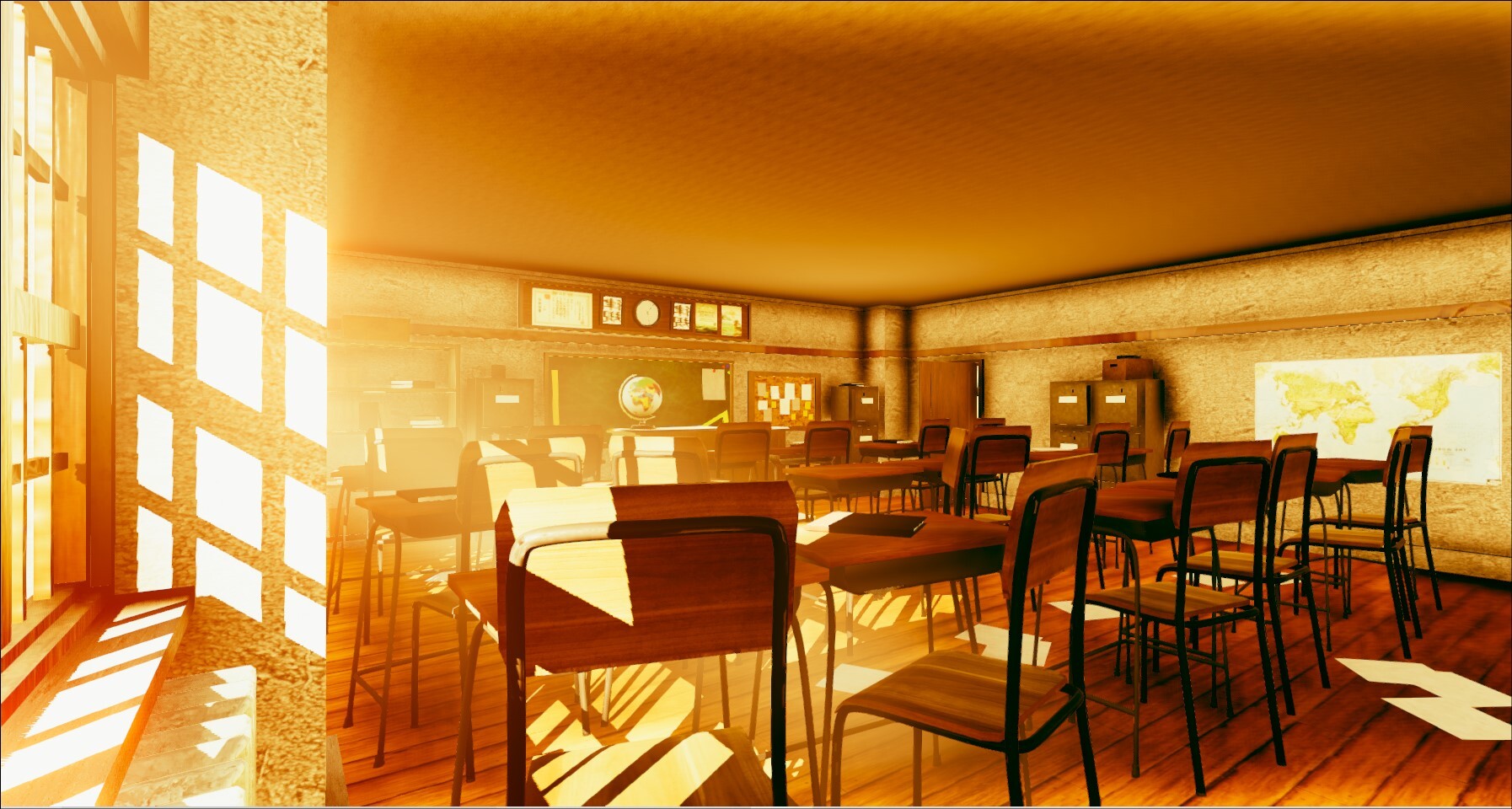 ArtStation - Classroom 3D