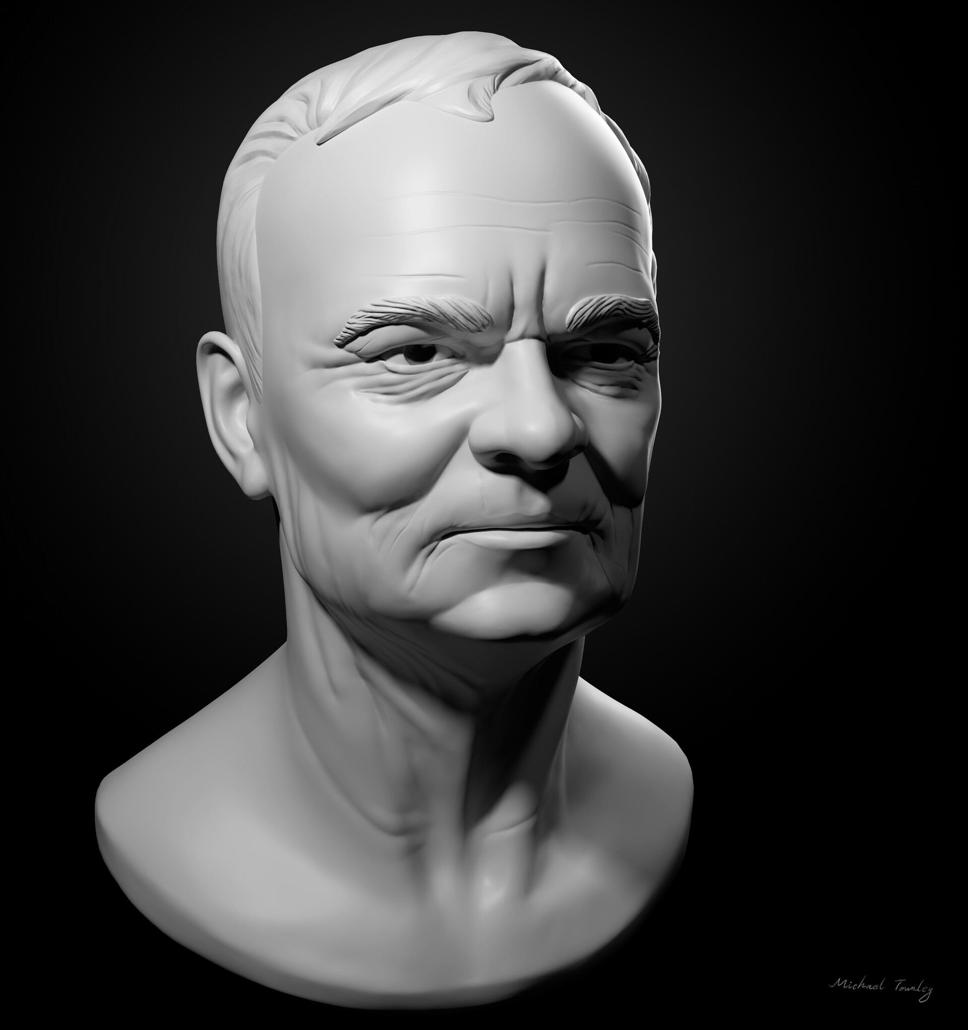 ArtStation - Old man head