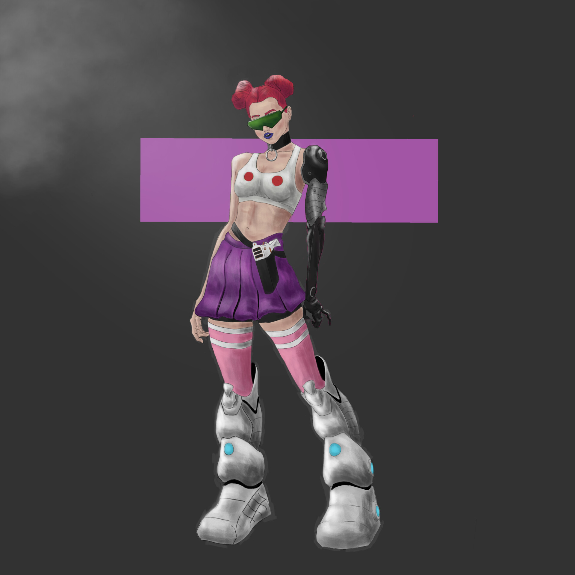 ArtStation - Sci-fi girl character design