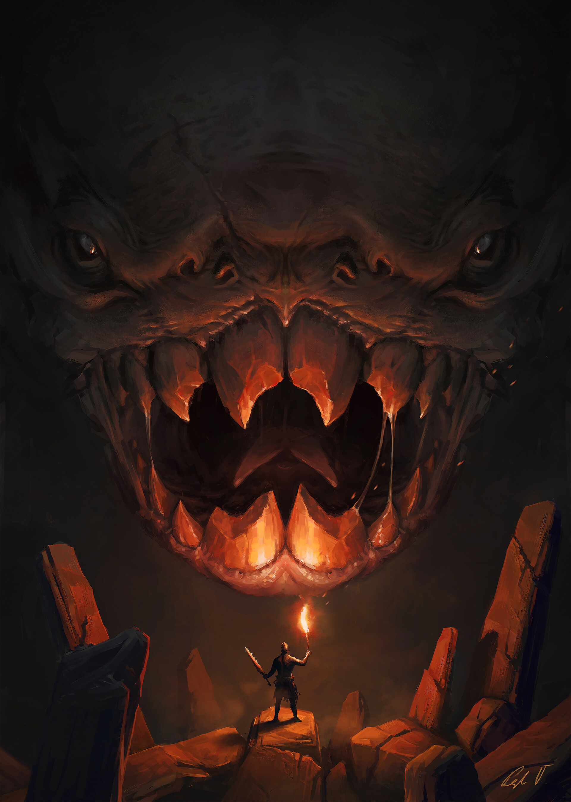 ArtStation - Primal Dragon