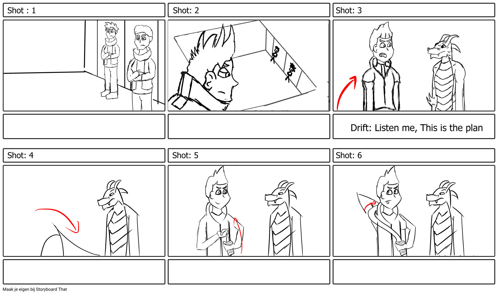 ArtStation - Rough Quick Storyboard