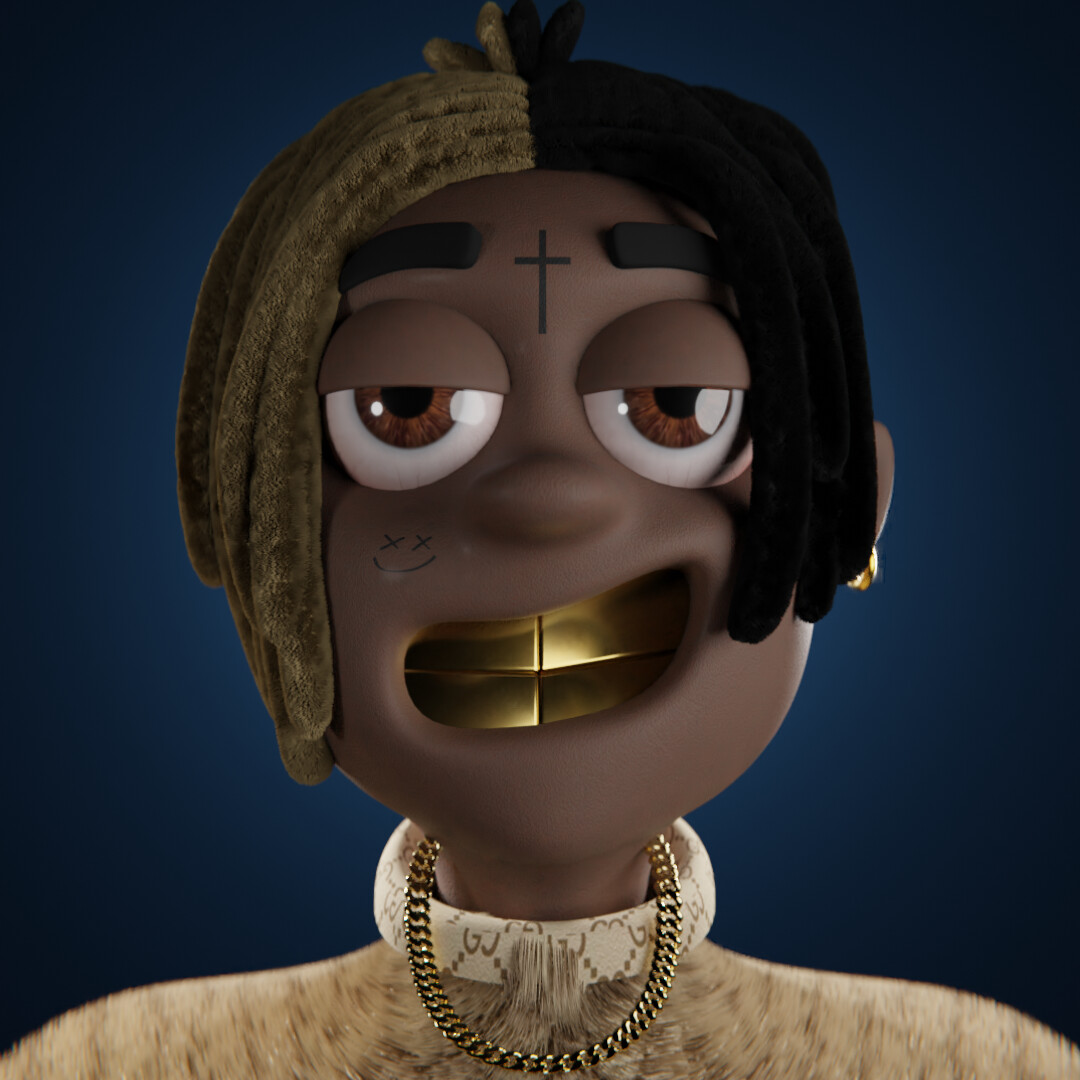 ArtStation - Trapper character inspired by XXXTENTACION 🎵