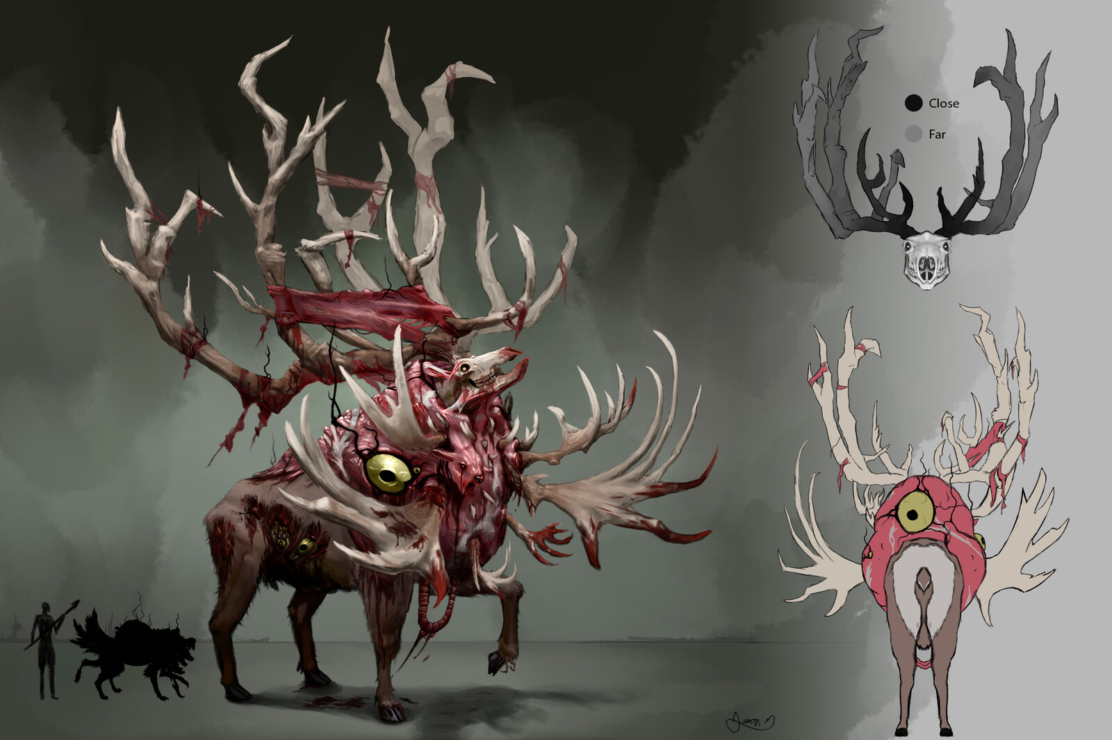 Aaron Mitchell - Mutated Elk - Darkened Skies