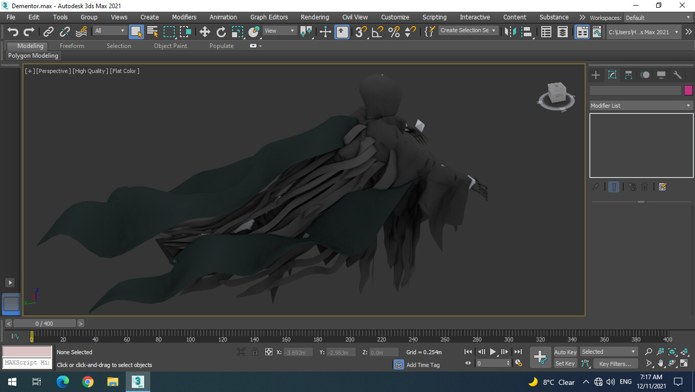 ArtStation - Dementor in 3ds max 2021 (uncompleted but ya)