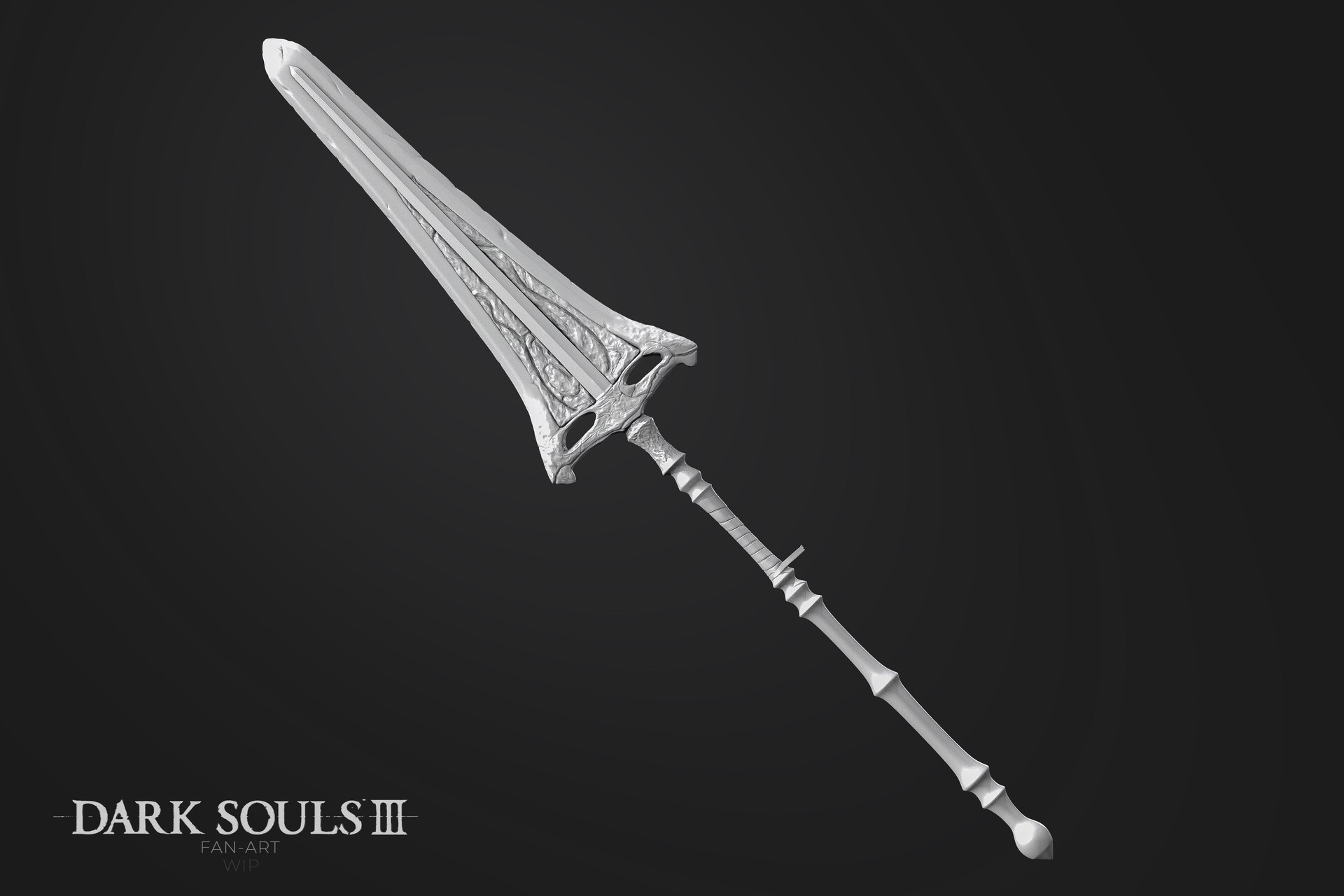 Dragonslayer Sword Spear Dark Souls 3d Printed Br