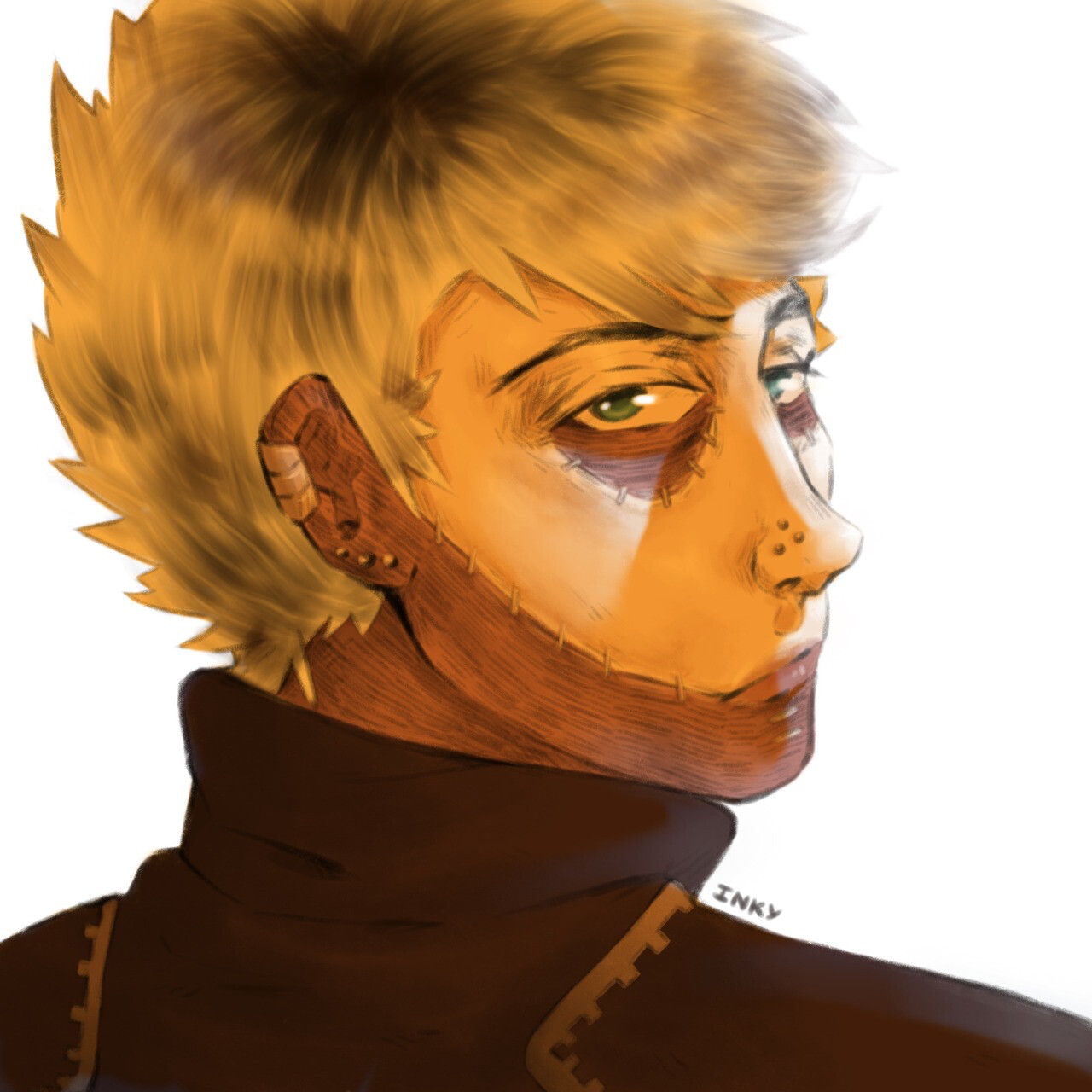 ArtStation - Dabi portrait