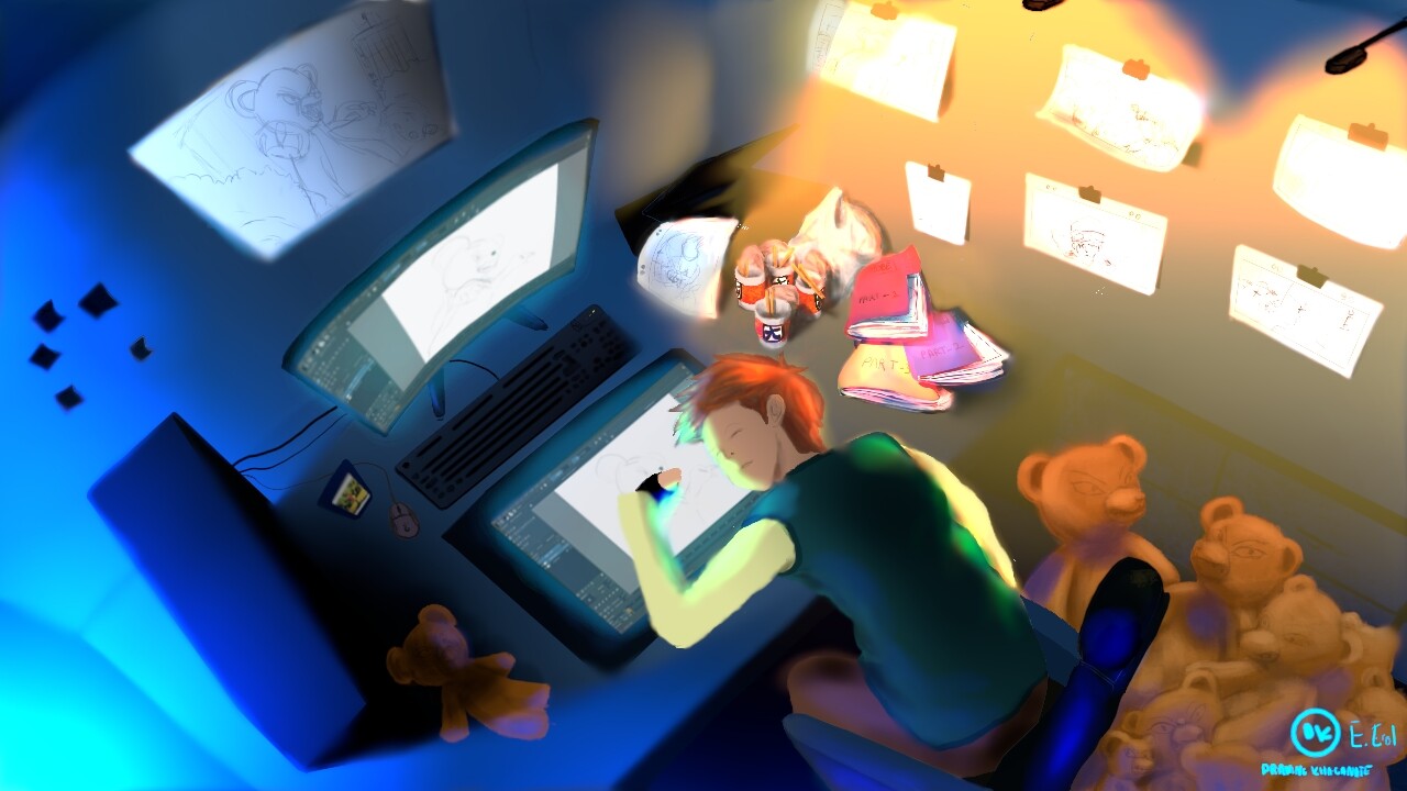 ArtStation - Tired Animator