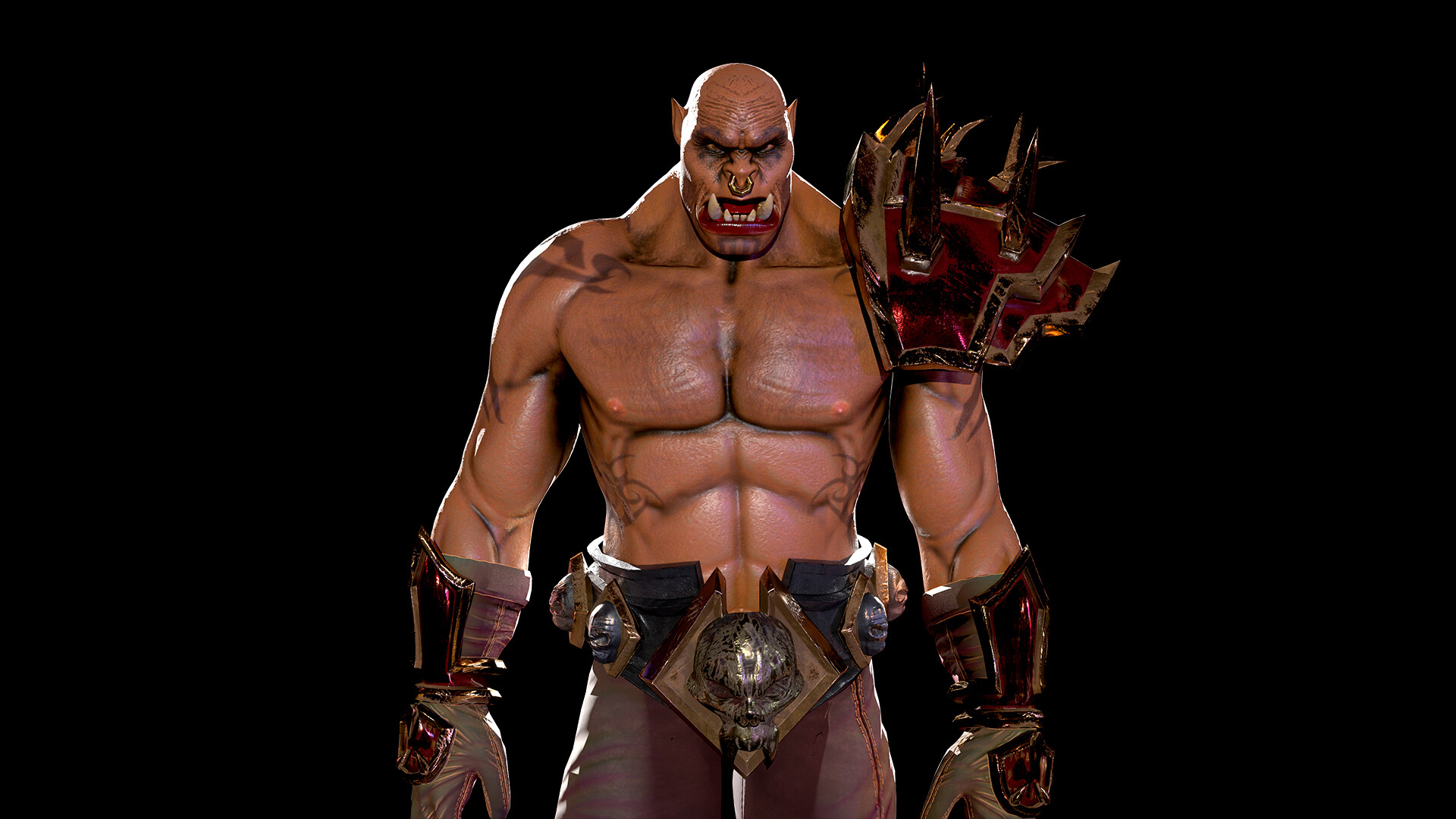 ArtStation - Ork Warrior