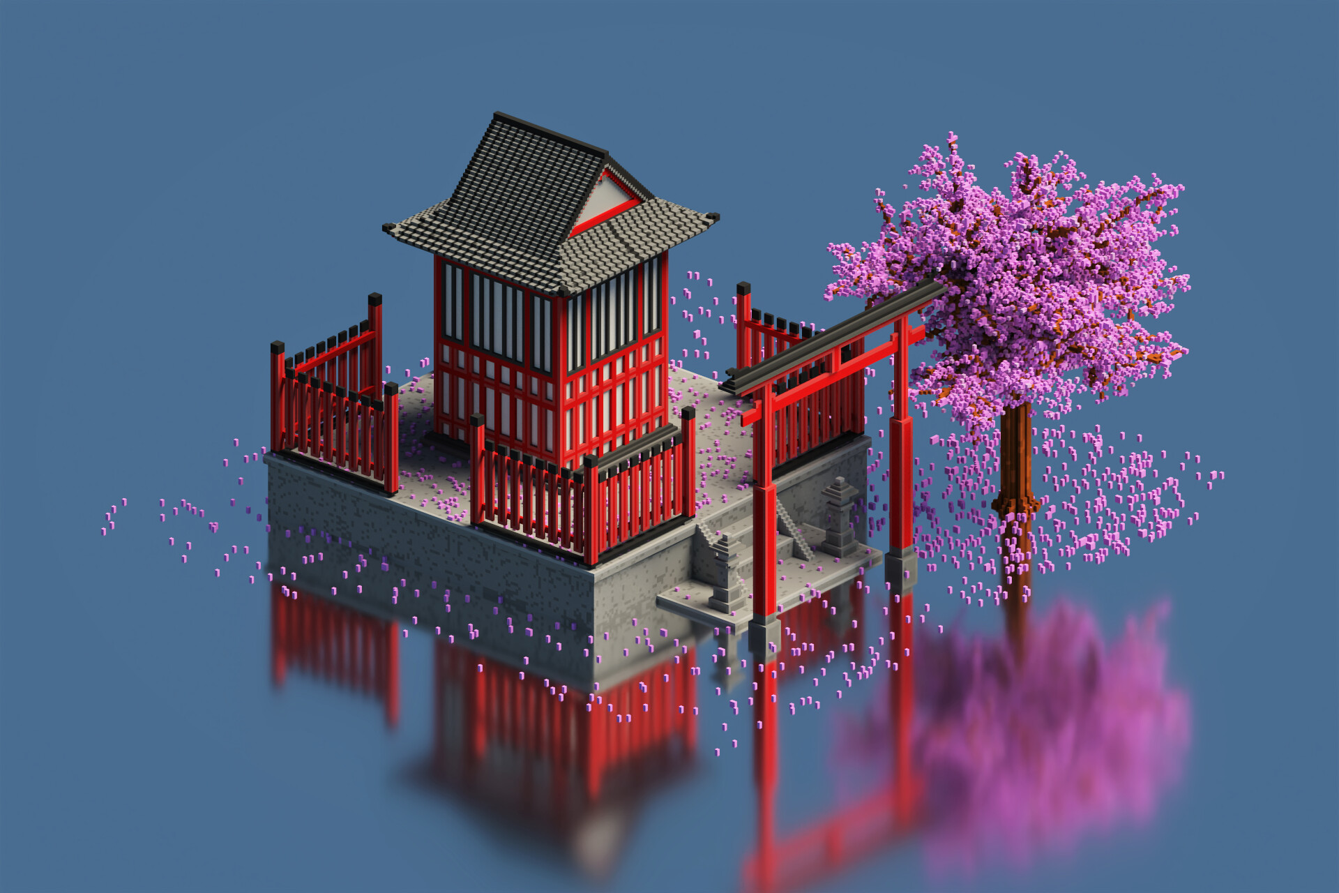 ArtStation - Japanese Shrine