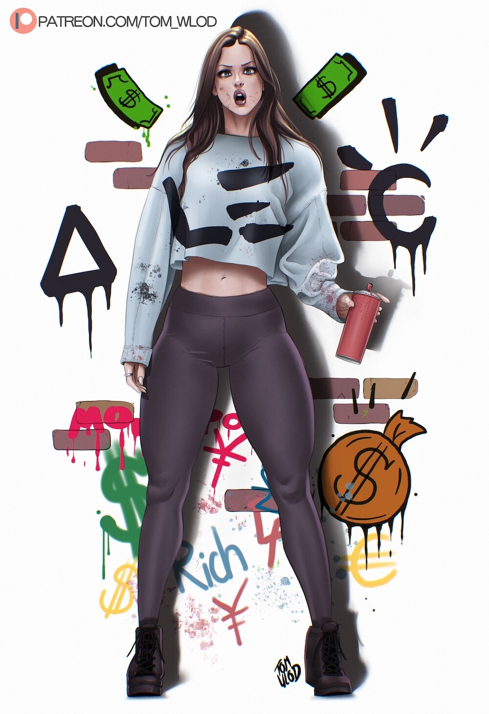 ArtStation - Alec Monopoly Girl.