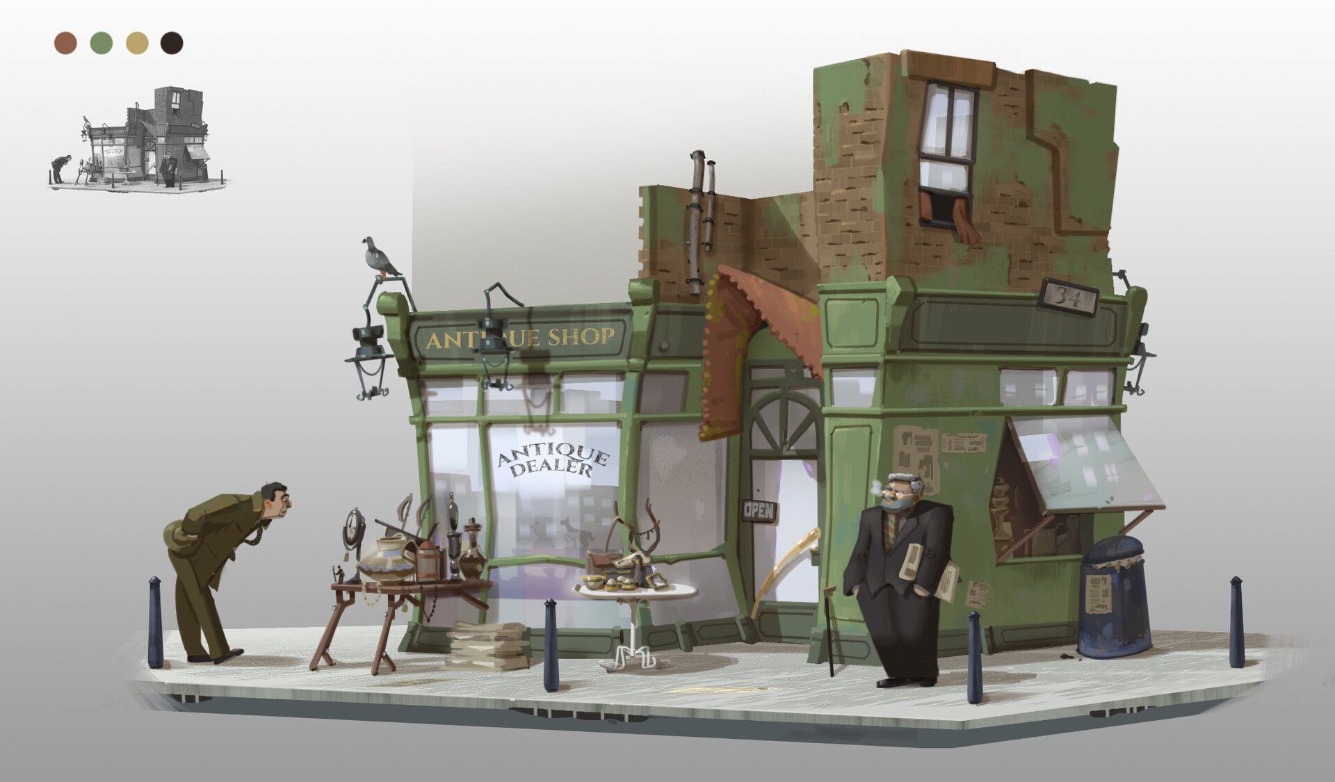 ArtStation - Antique dealer