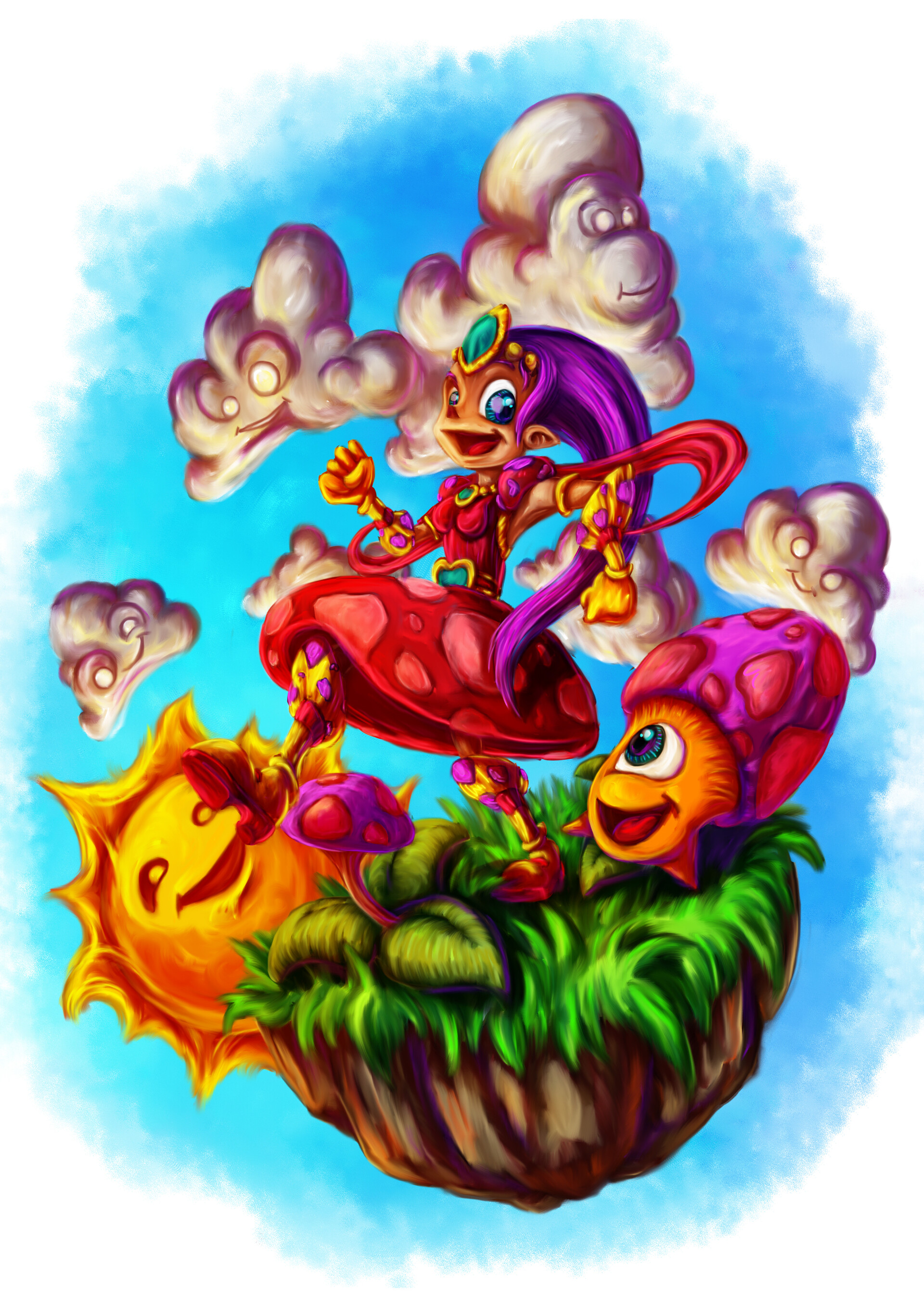 ArtStation - Mushroom Princess