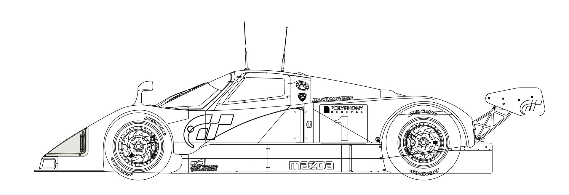 Eduardo Peña - Mazda 787B Stealth Model