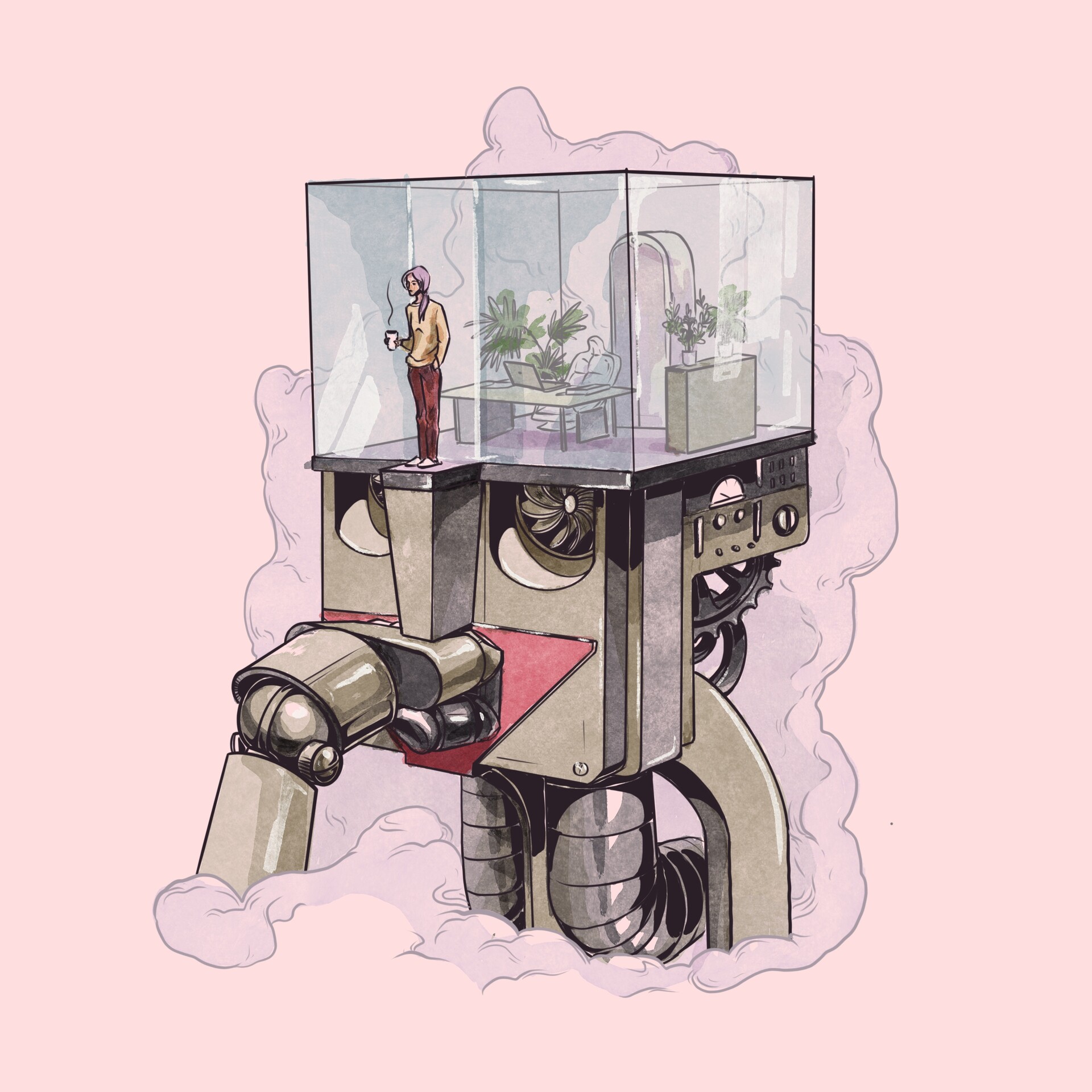 ArtStation - Robo Head-the-Home