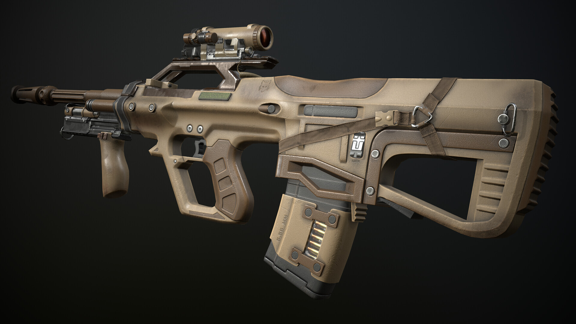 ArtStation - ABR 223 From Black ops 4 (AUG)