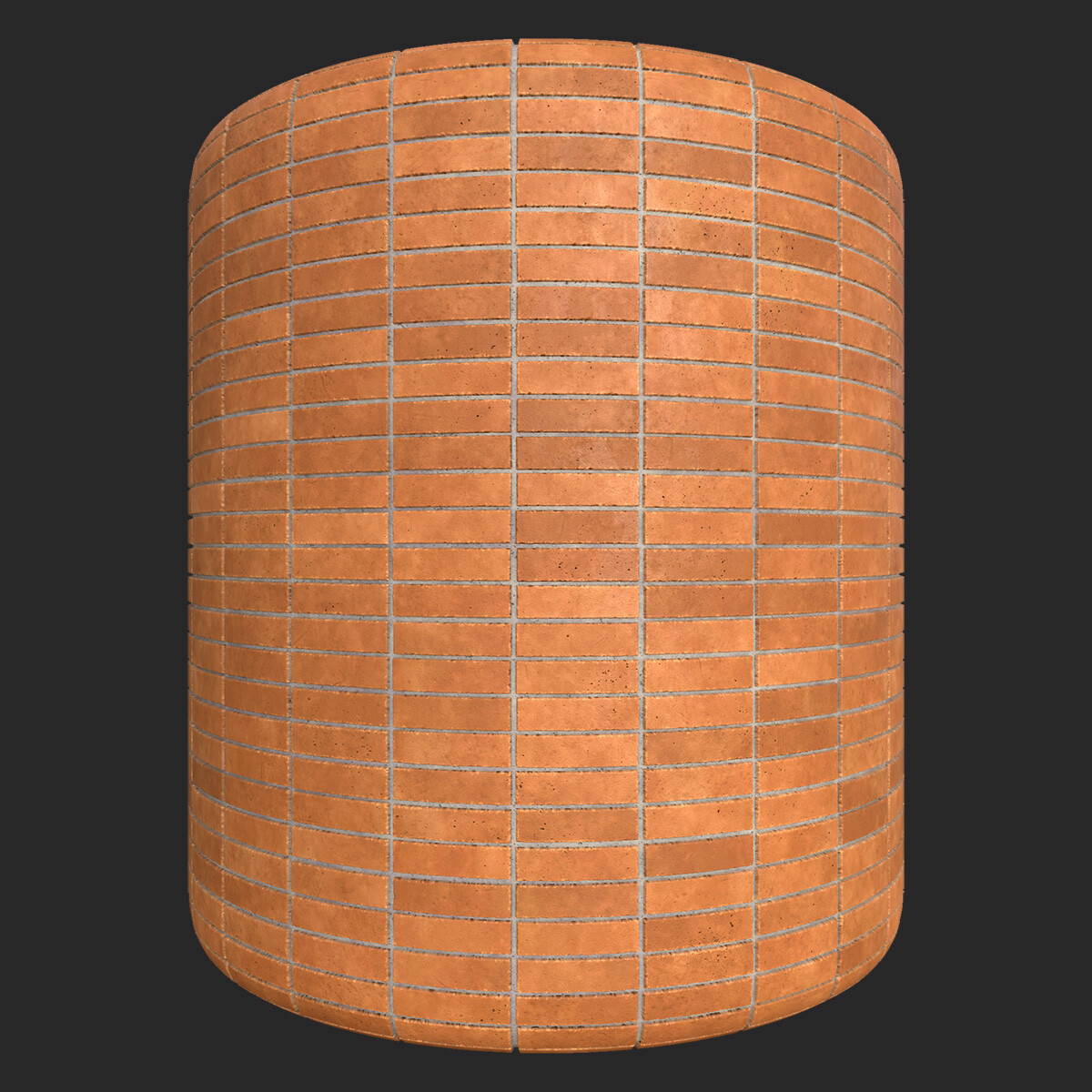 TextureCan - Horizontally Stacked Terracotta Tiles (Free PBR Texture)