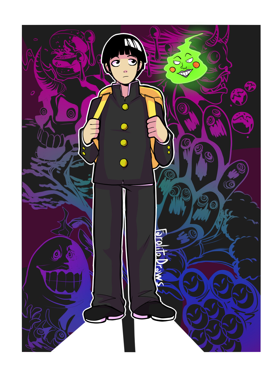 ArtStation - Mob Psycho 100 fanart [2018-2019]