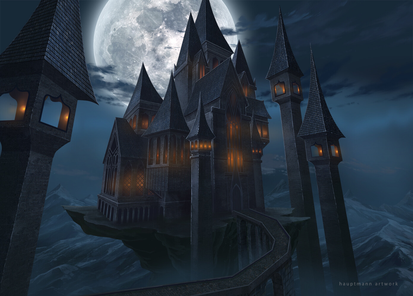 ArtStation - Night Castle