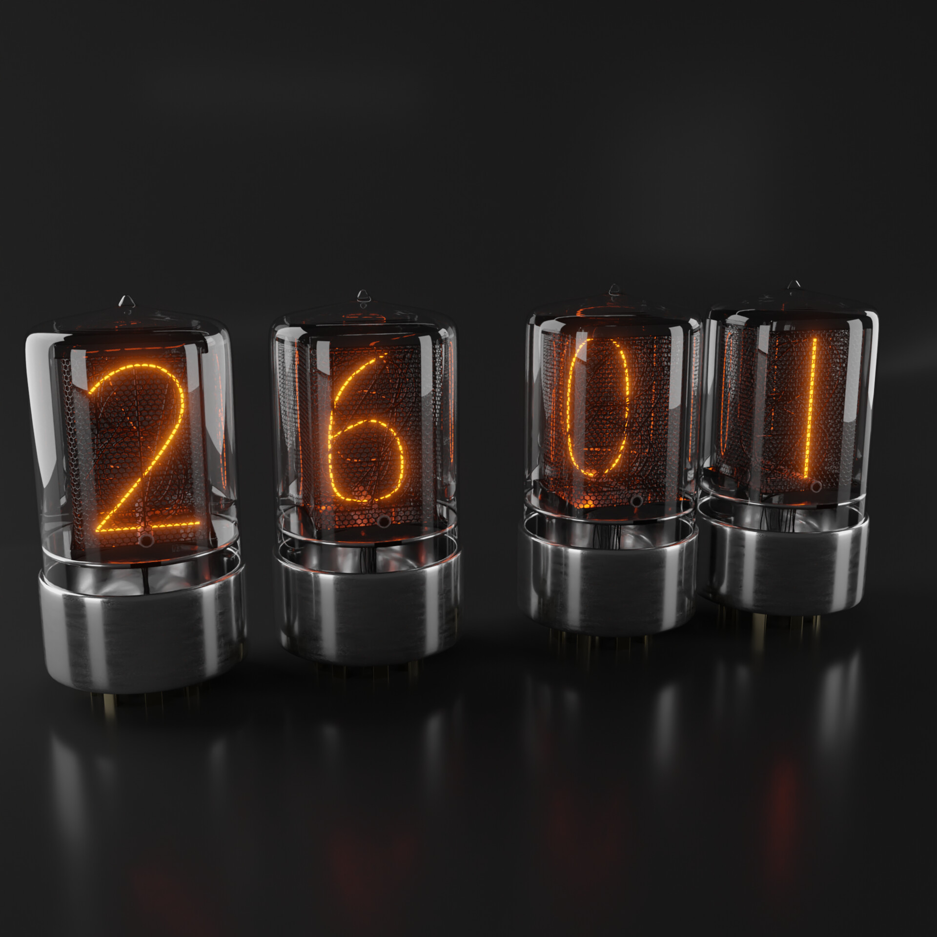 ArtStation - nixie clock