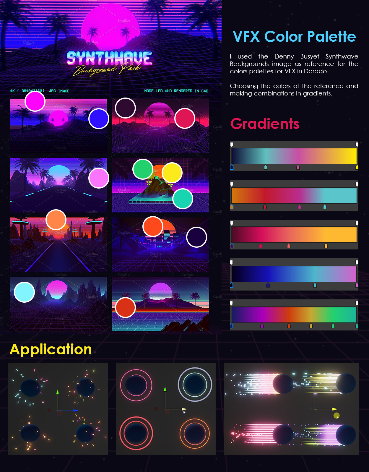 Cris Maihana - VFX Color Palette Explorations