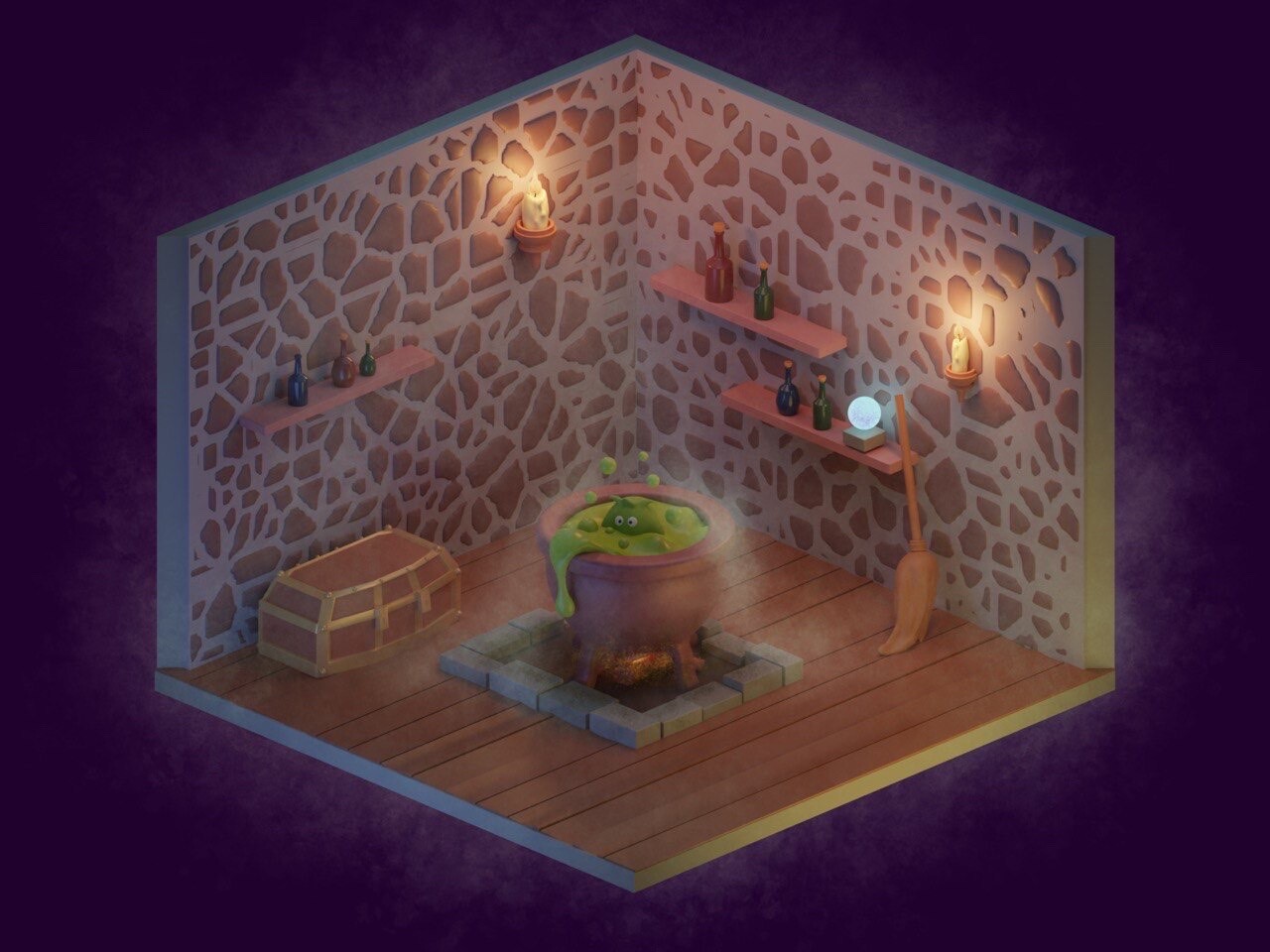 ArtStation - witch’s lair
