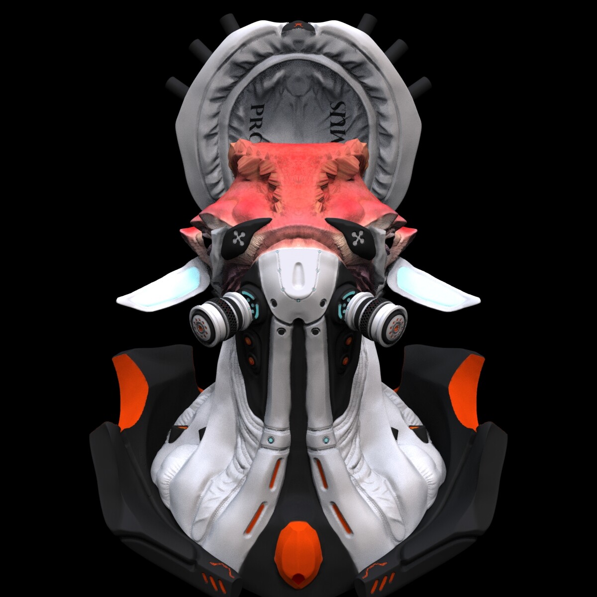 ArtStation - F-Arlo P4. Alien bust for the Creature Workshop at ...