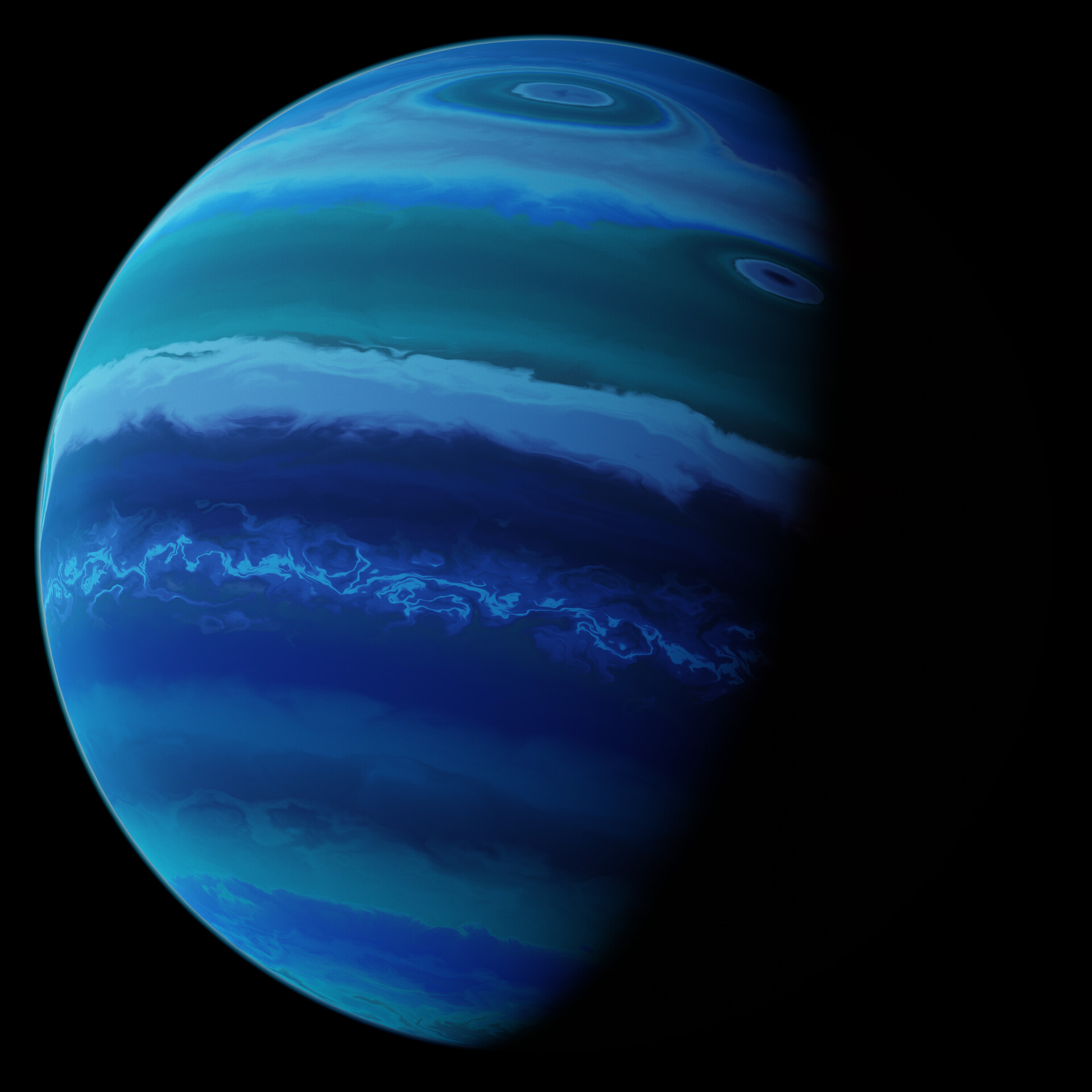Gas Giant Texture Map
