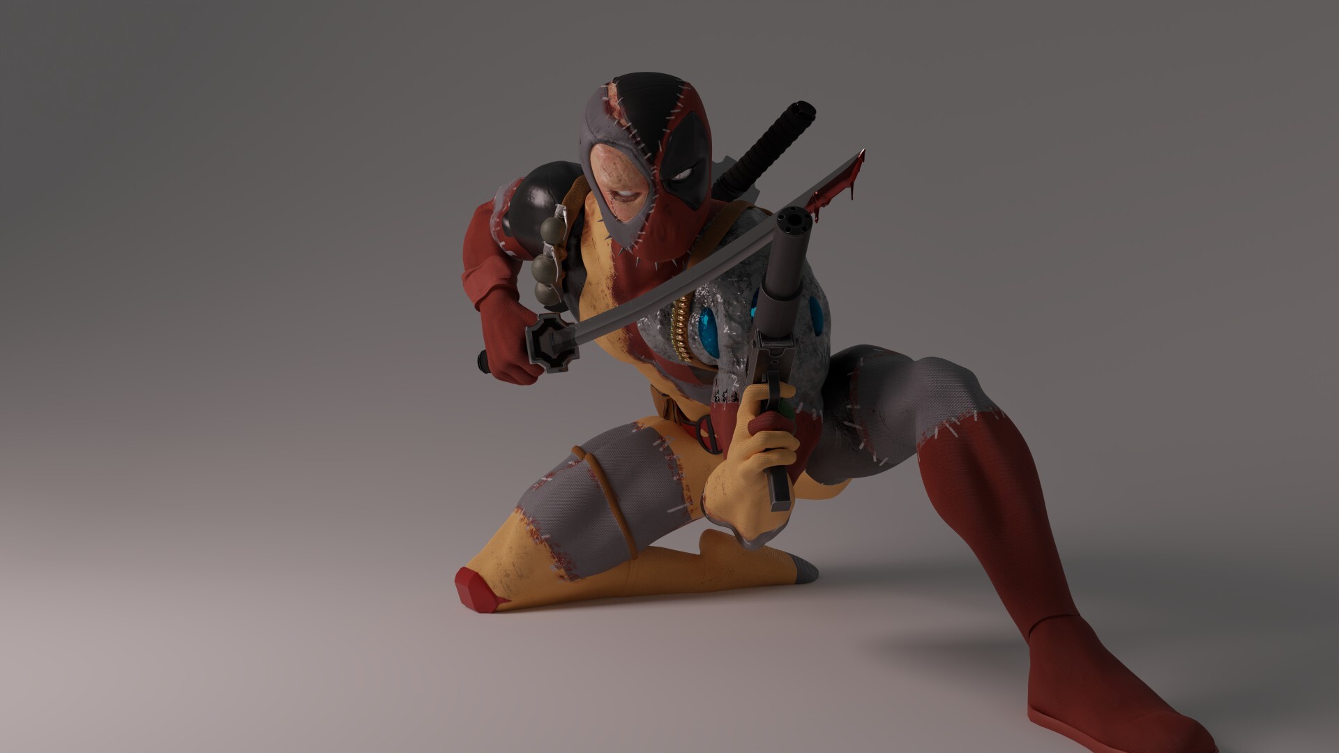 ArtStation - Evil Deadpool