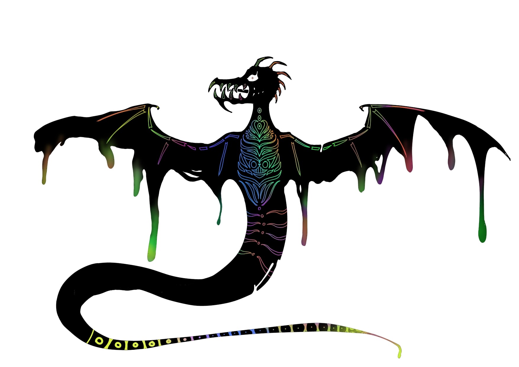 ArtStation - Ink dragon