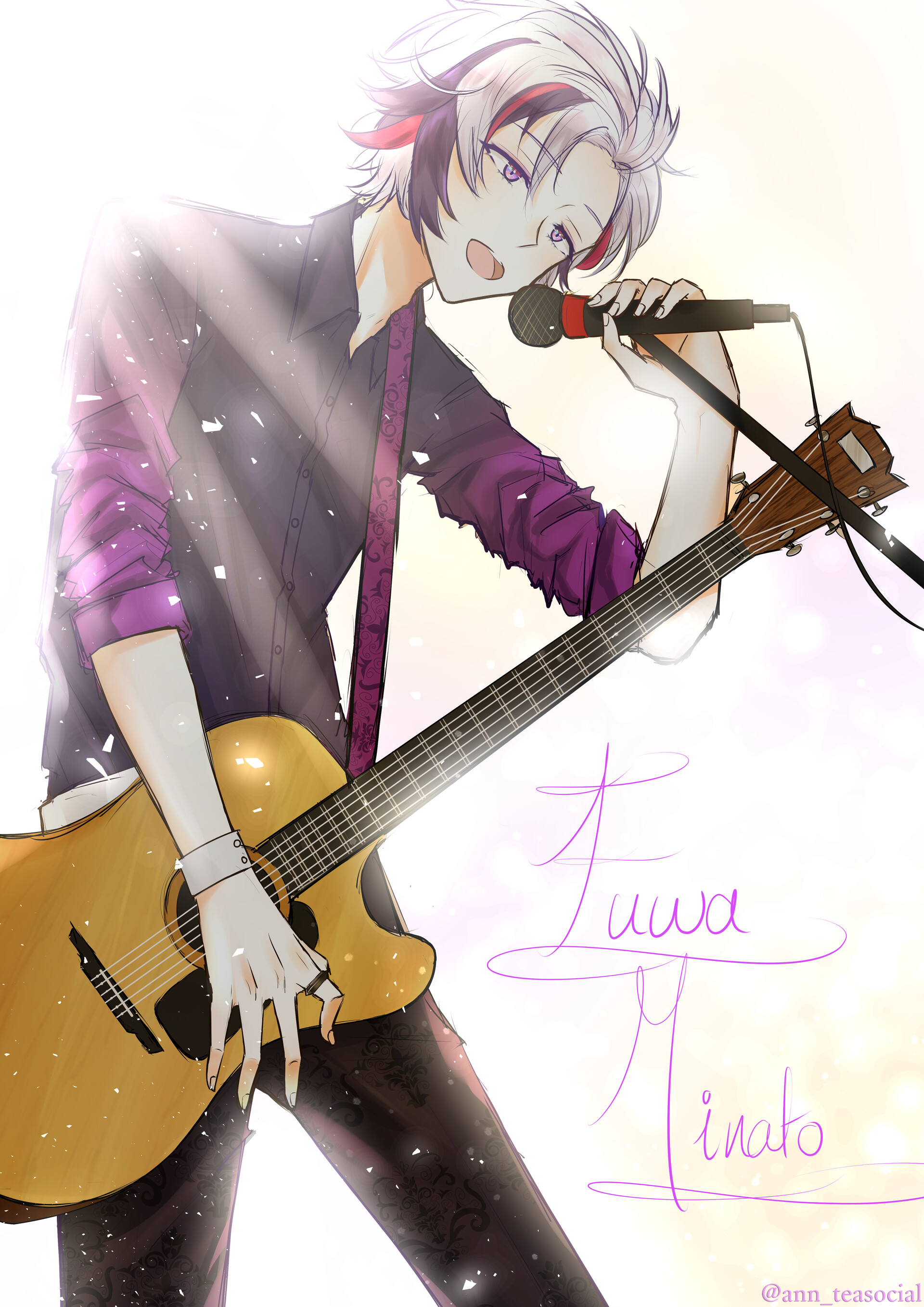 ArtStation - Fuwa Minato: Guitar